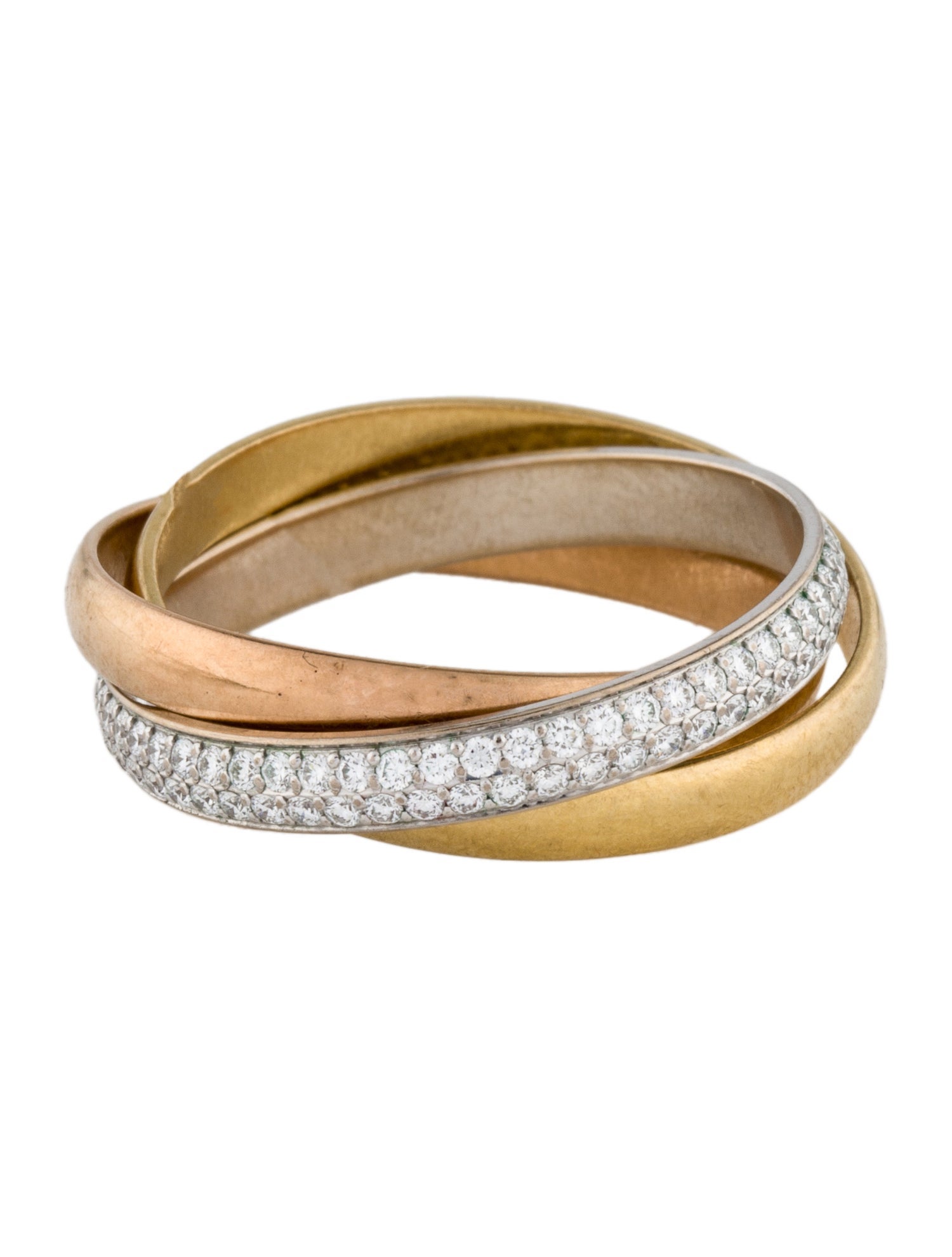 Cartier Classic Trinity Ring - Rolling Ring, Rings - CRT115651 | The ...