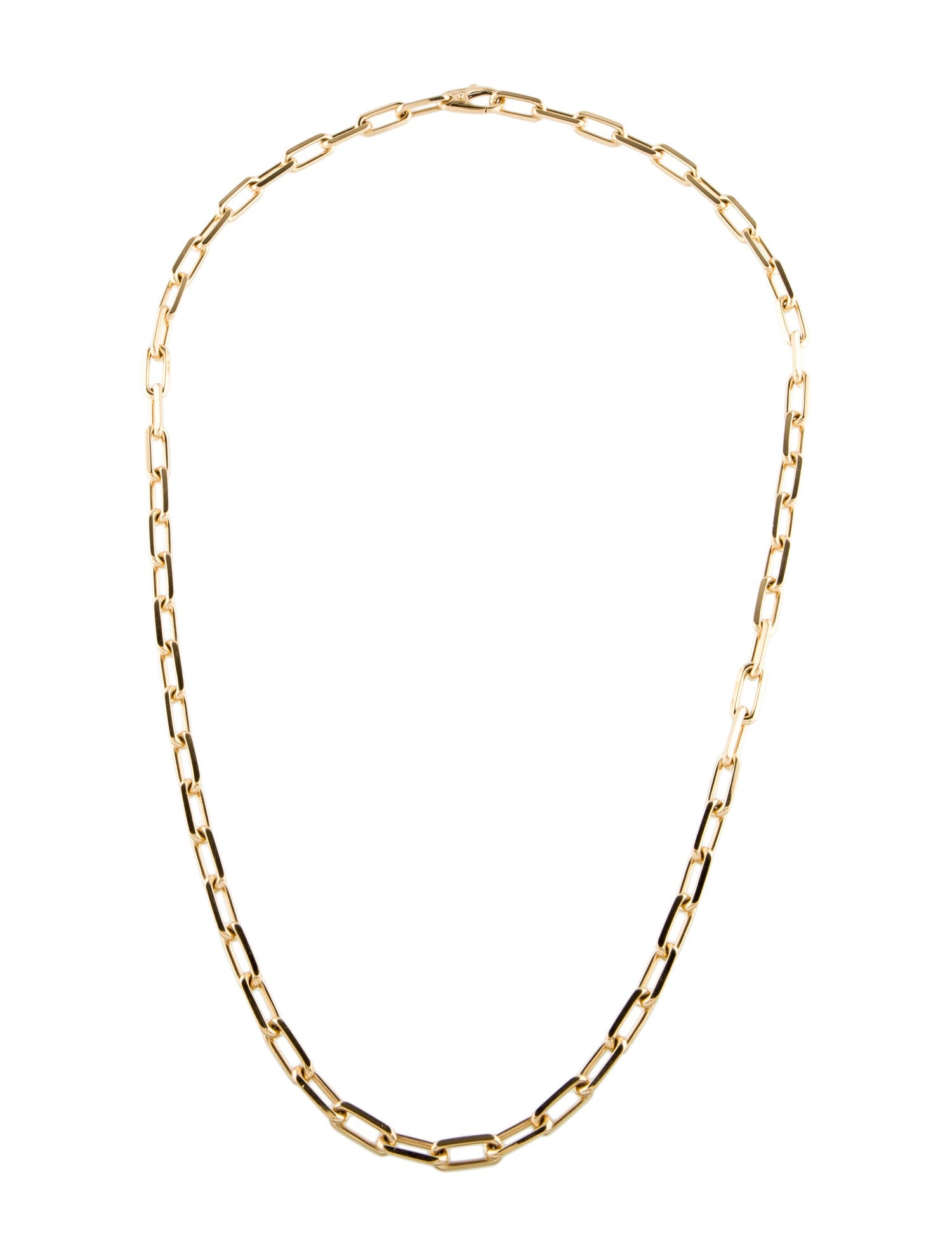 David Yurman Novella Faceted Chain Necklace - 18K Yellow Gold Chain ...