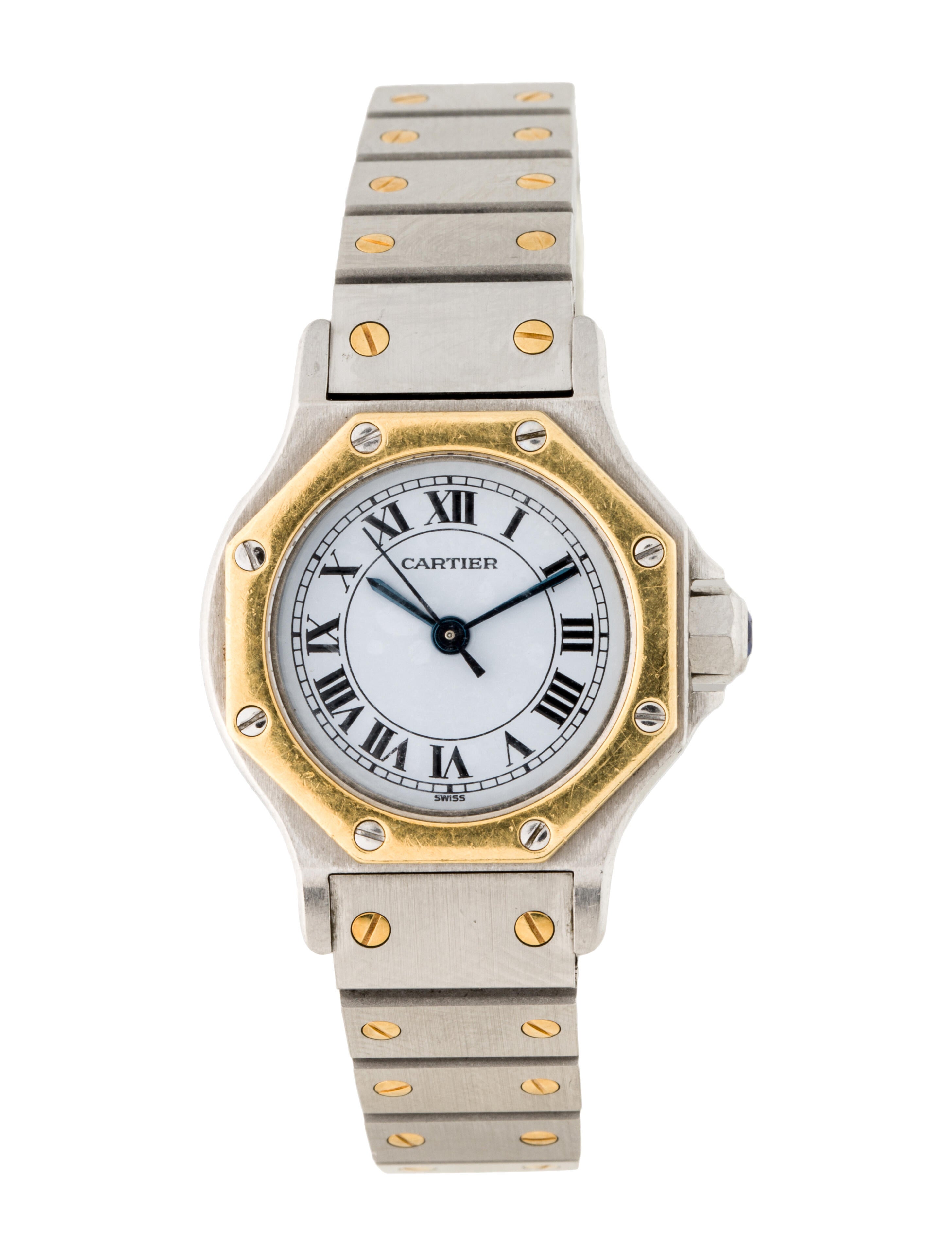 Cartier Santos Octagon Watch - 187903 | The RealReal