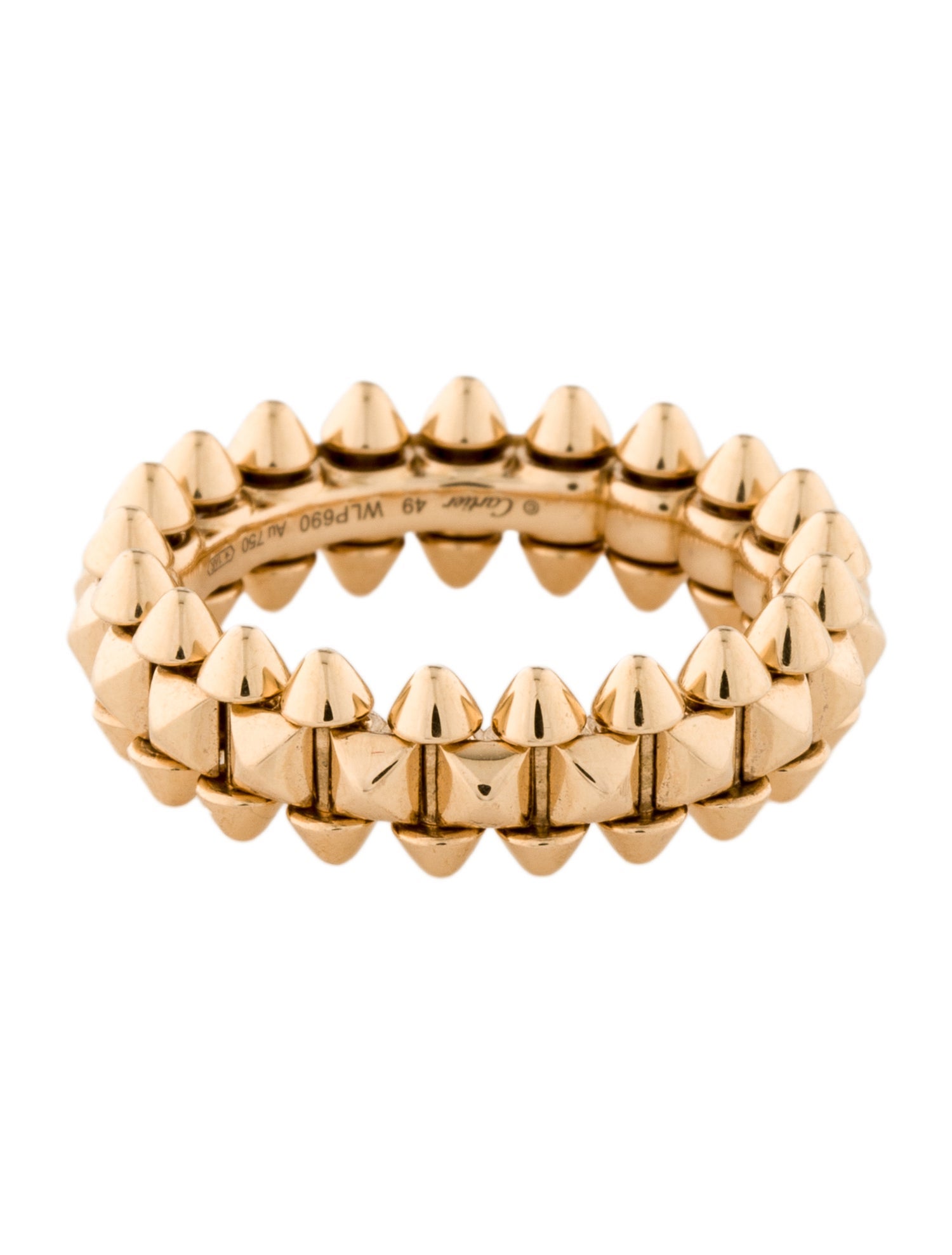 Cartier Vintage Les Must® de Cartier Trinity Ring - 18K Yellow Gold ...