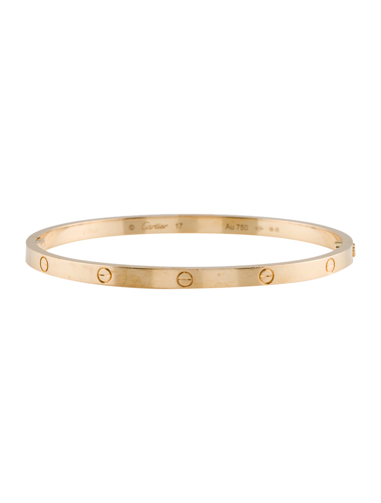 Cartier Small LOVE Bracelet - 18K White Gold Bangle, Bracelets ...