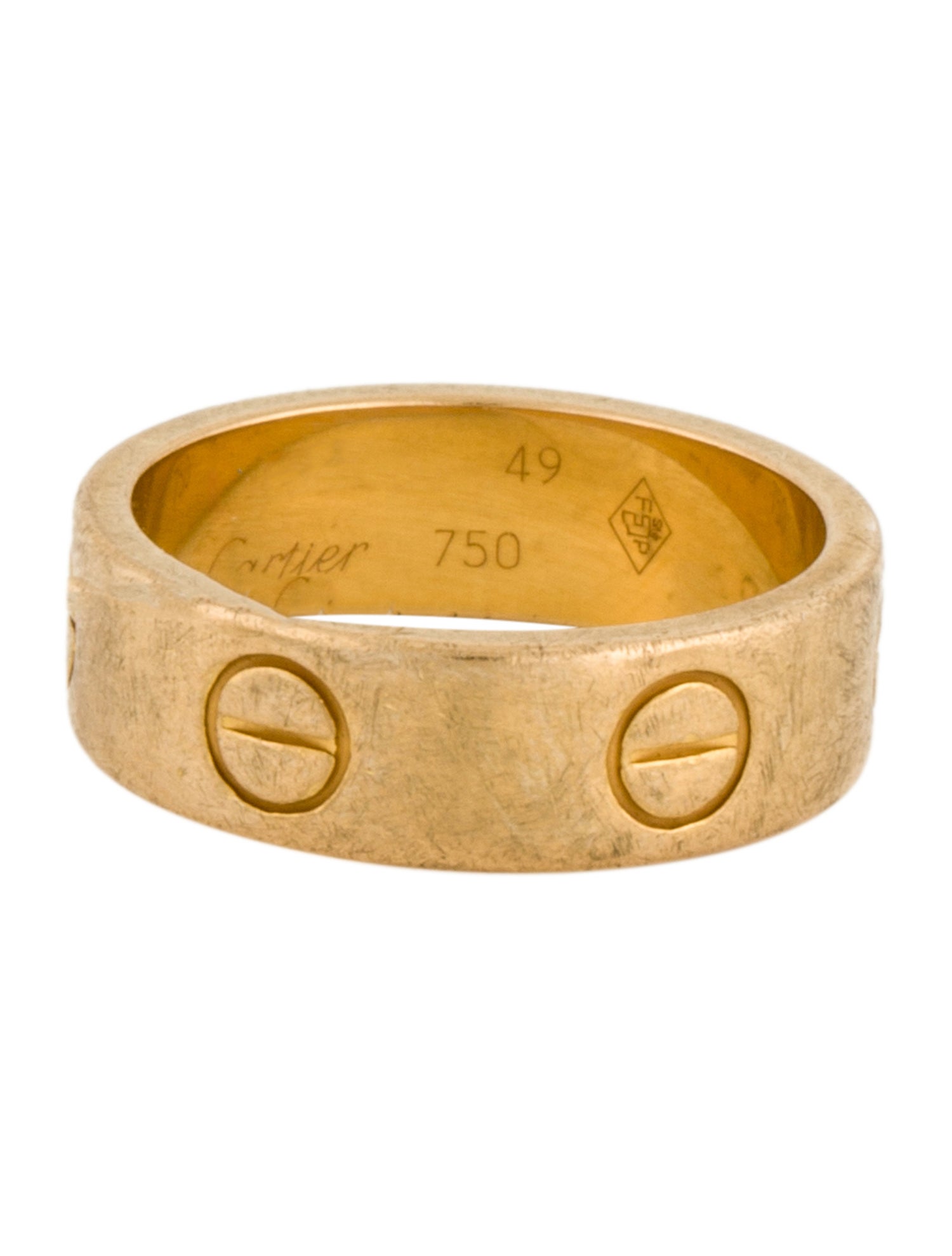 Cartier Vintage Les Must® de Cartier Trinity Ring - 18K Yellow Gold ...