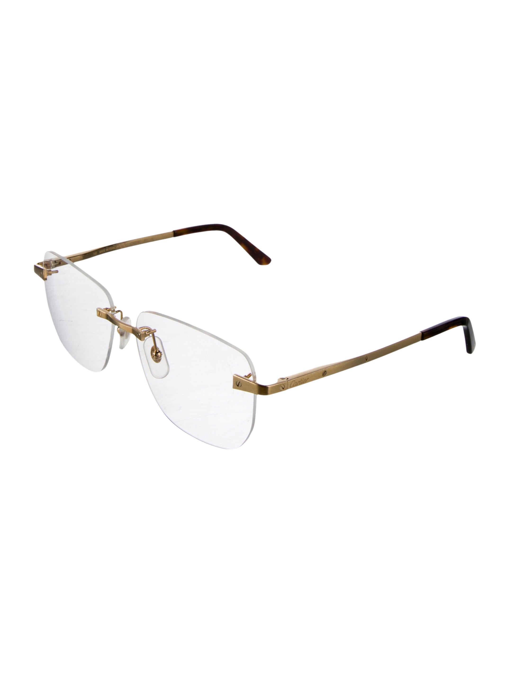 Cartier Square Square Eyeglasses - Eyeglasses, Accessories | The RealReal