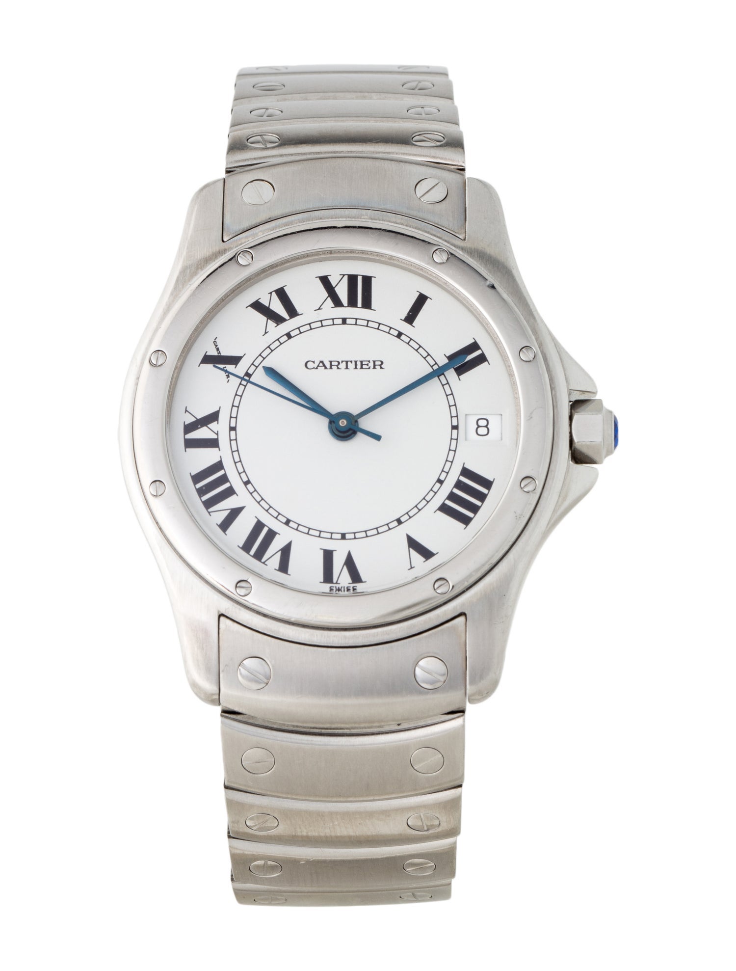 Cartier Santos Ronde Watch - W20026K1 | The RealReal
