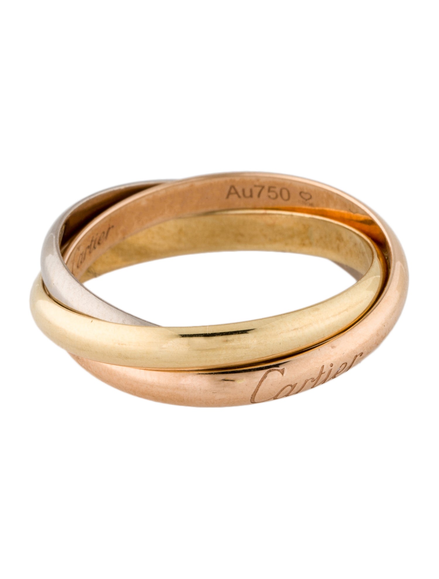 Cartier Trinity Ring, Small Model - Rolling Ring, Rings - CRT120357 | The RealReal