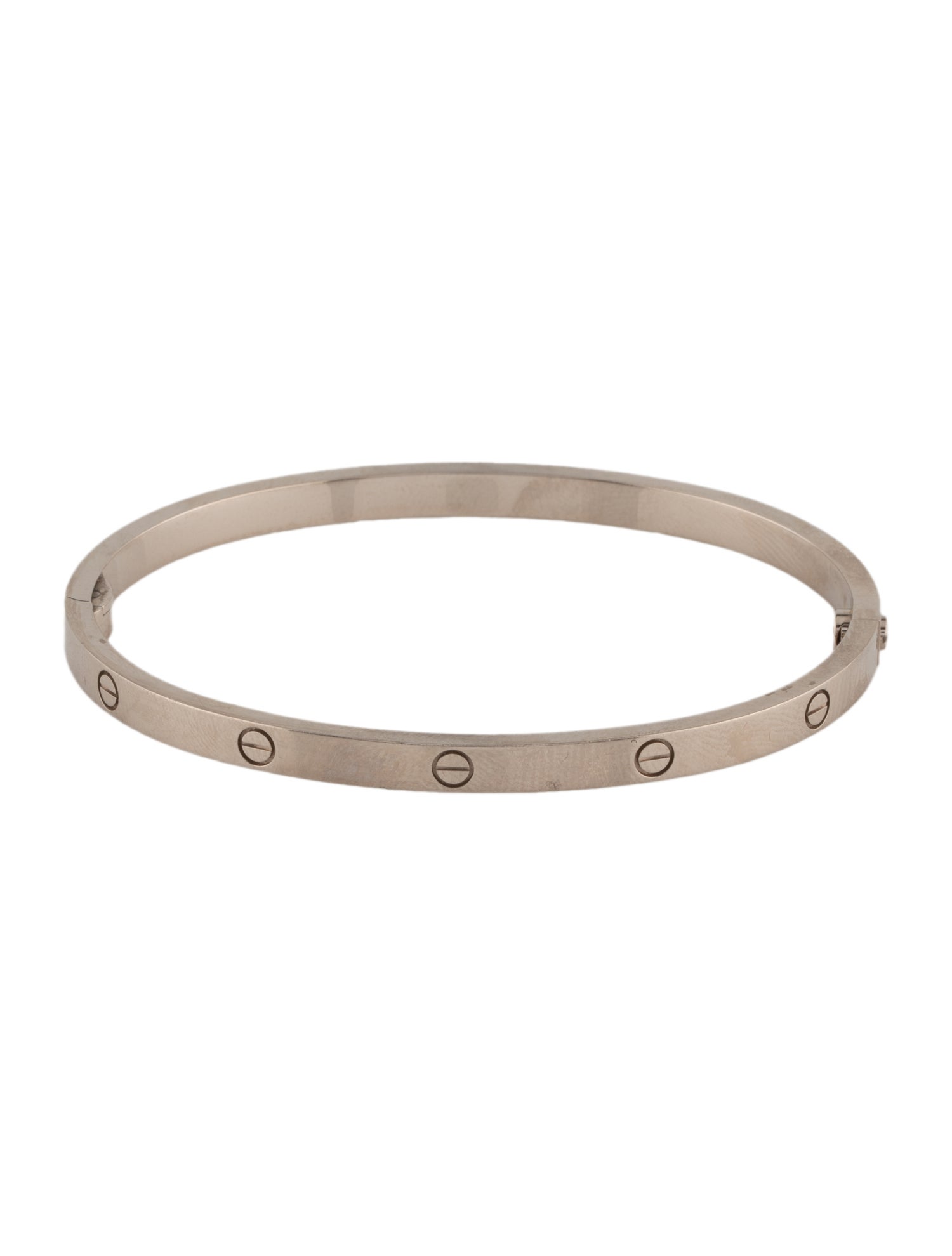 Cartier Small LOVE Bracelet - 18K White Gold Bangle, Bracelets ...