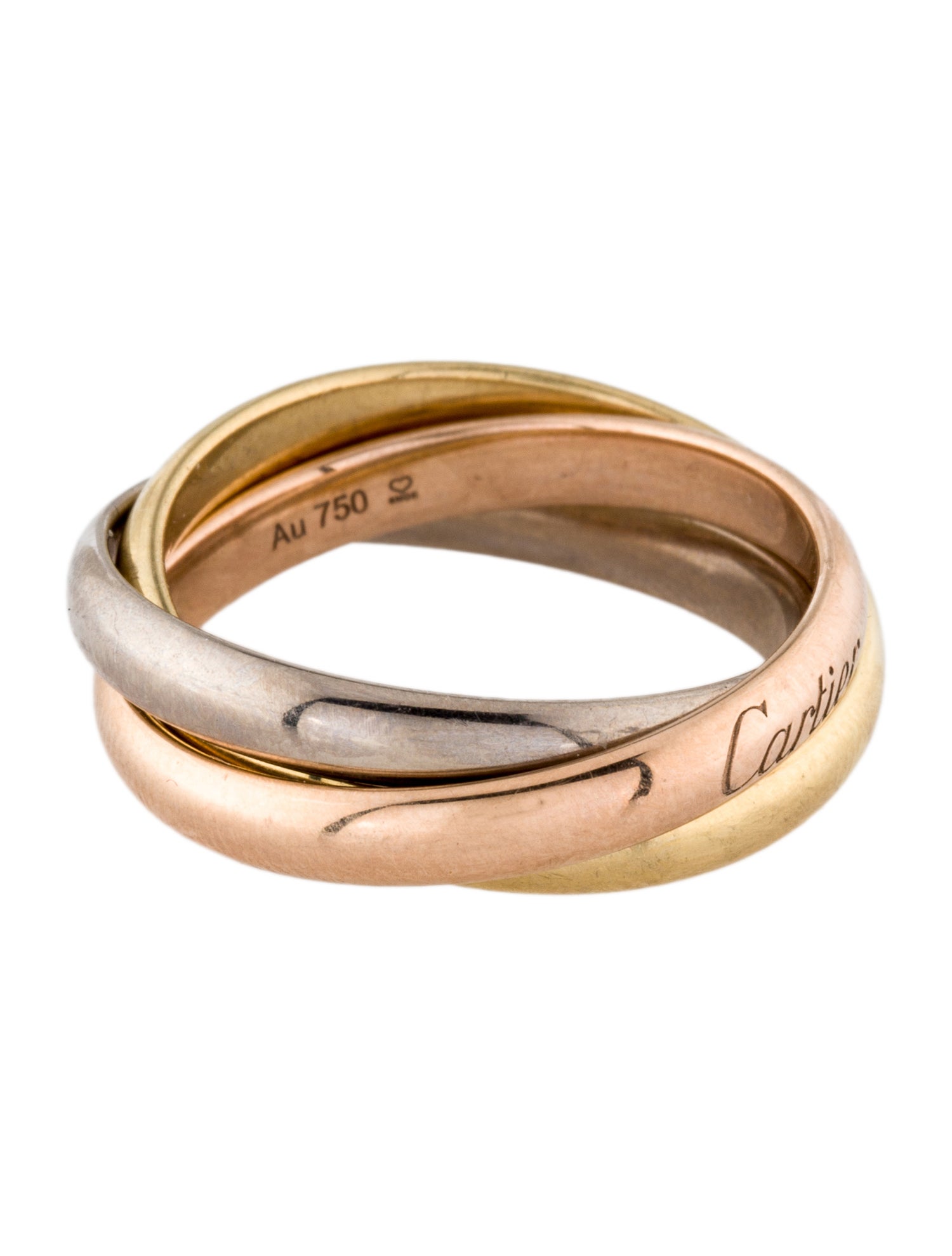 Cartier Trinity Ring, Classic Model - Rolling Ring, Rings - CRT122400 | The RealReal