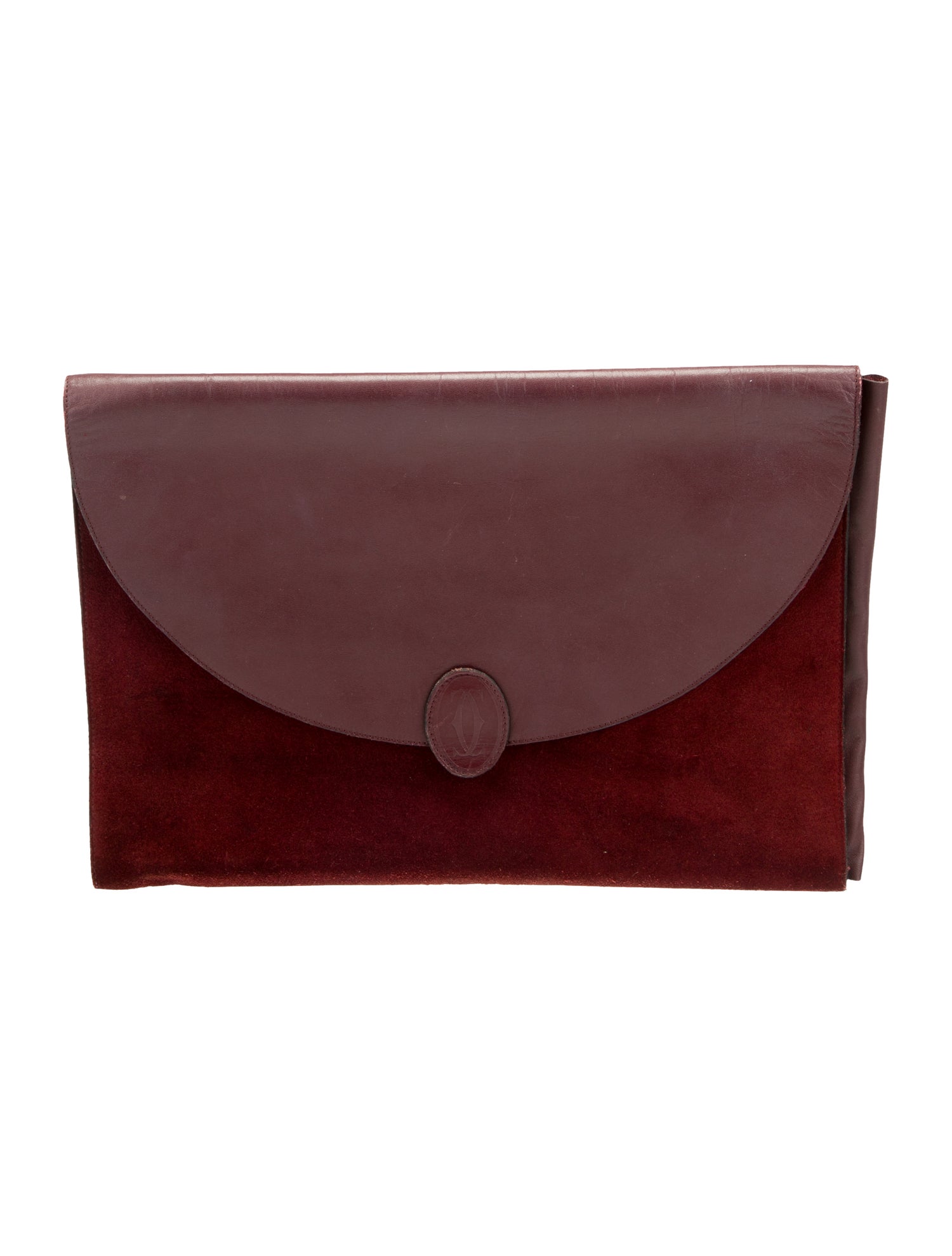 Cartier Suede Portfolio - Red Portfolios & Pouches, Bags - CRT122525 ...