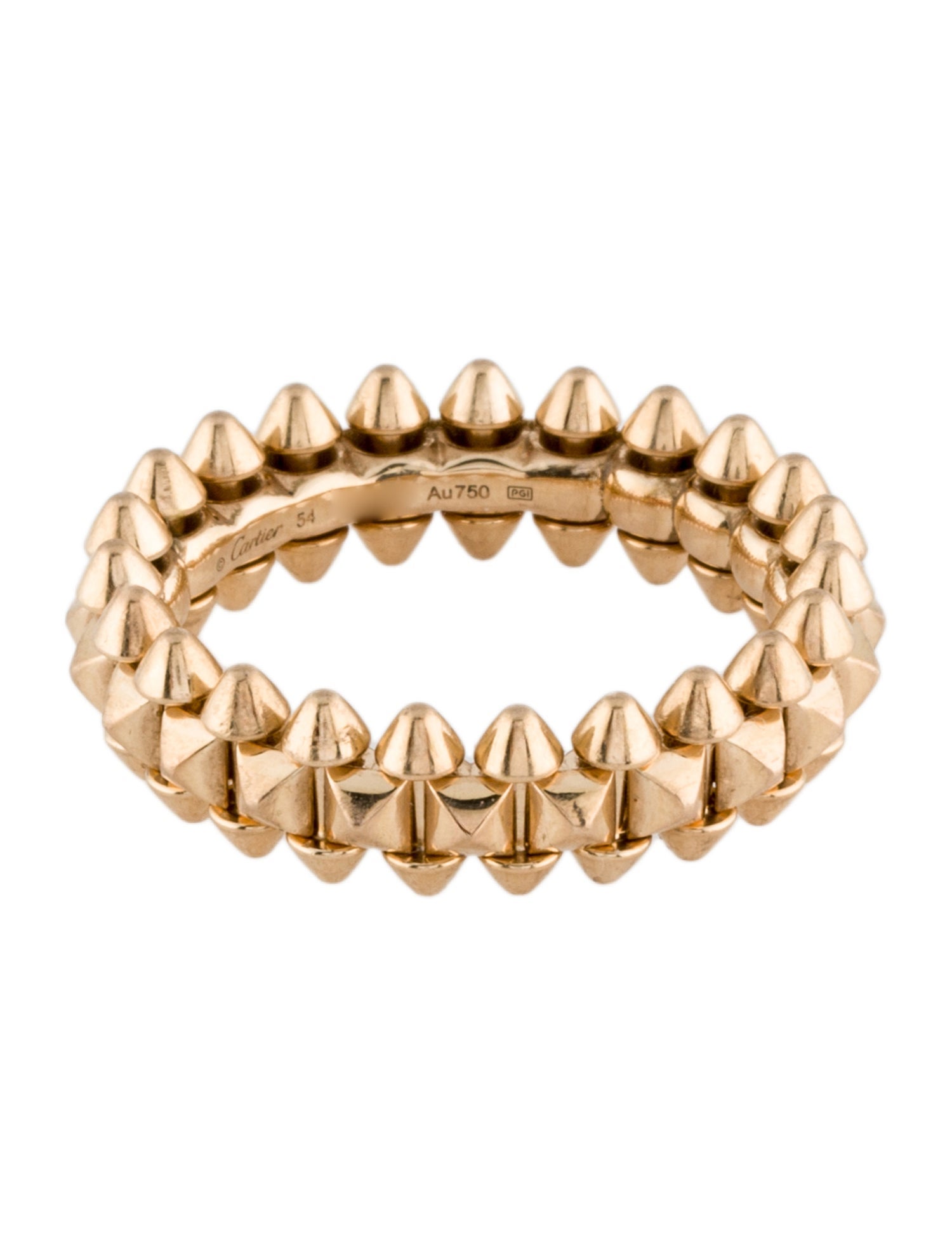 Cartier Clash de Cartier ring Small Model - 18K Rose Gold Band, Rings ...