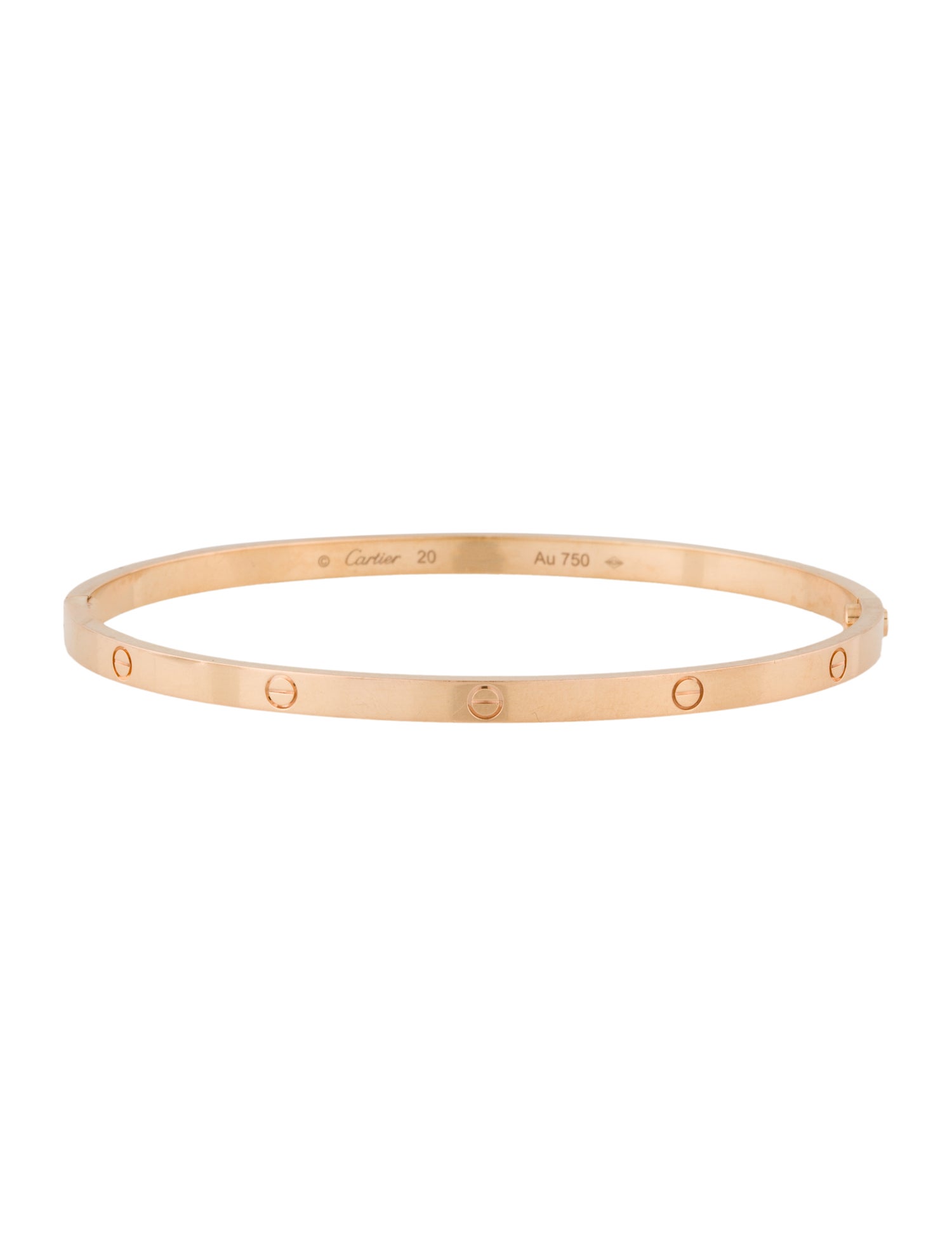 Cartier LOVE Bracelet, Small Model - 18K Rose Gold Bangle, Bracelets ...
