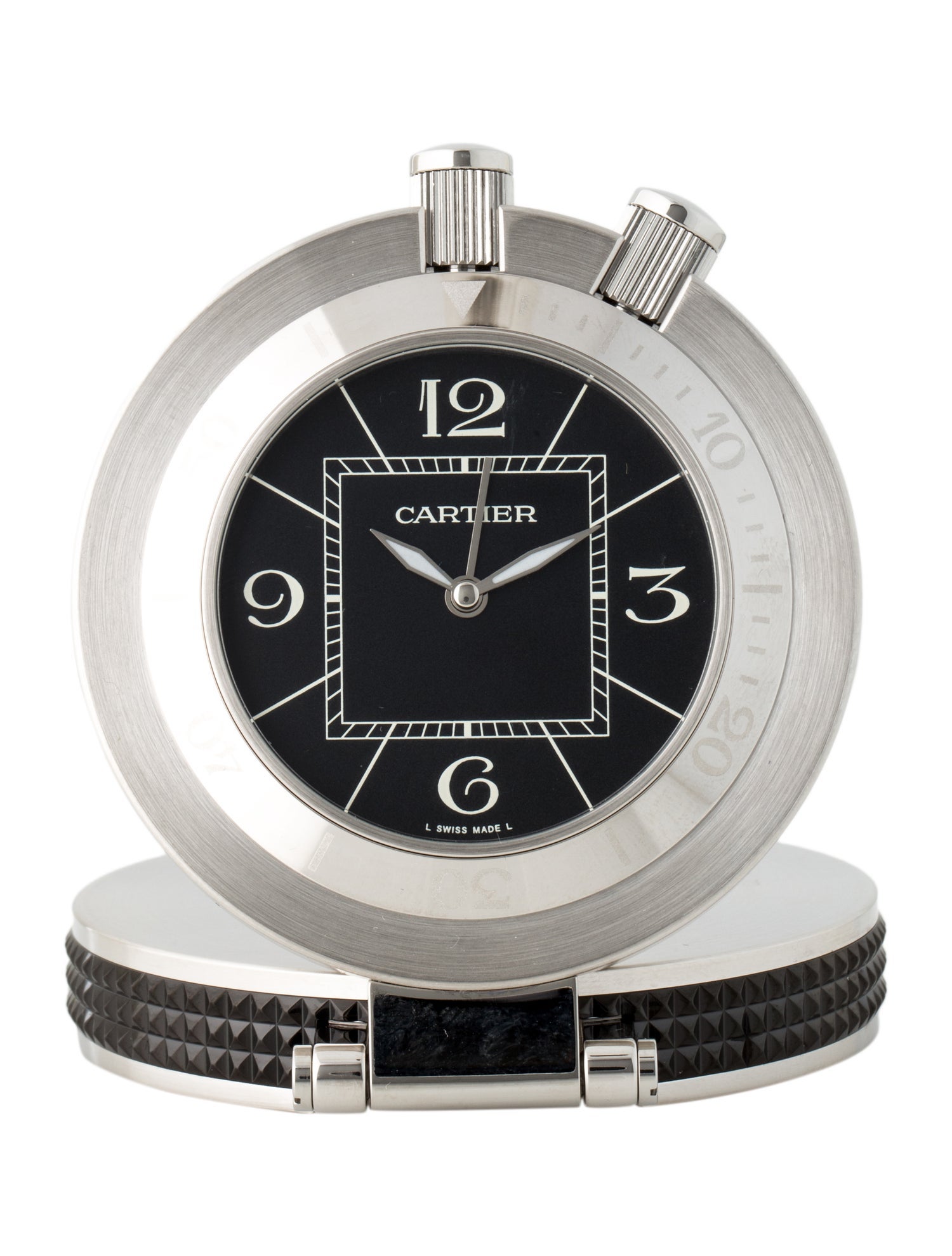 Cartier Pasha De Cartier Travel Clock - Black Decorative Accents, Decor ...