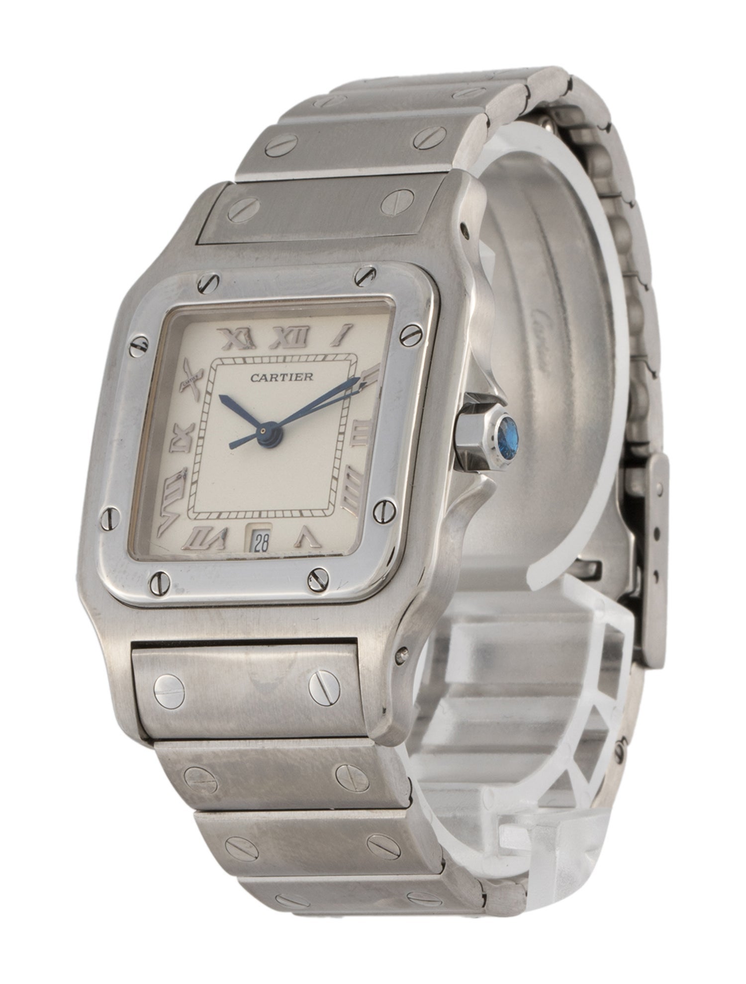 Cartier Santos de Cartier Galbée Watch - W20056D6 | The RealReal