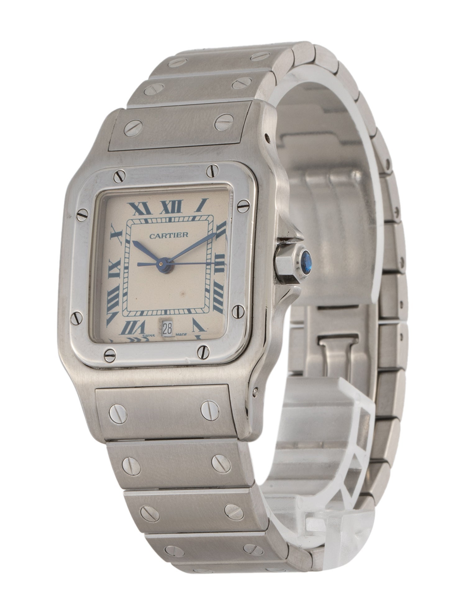 Cartier Santos de Cartier Galbée Watch - W20012C4 | The RealReal