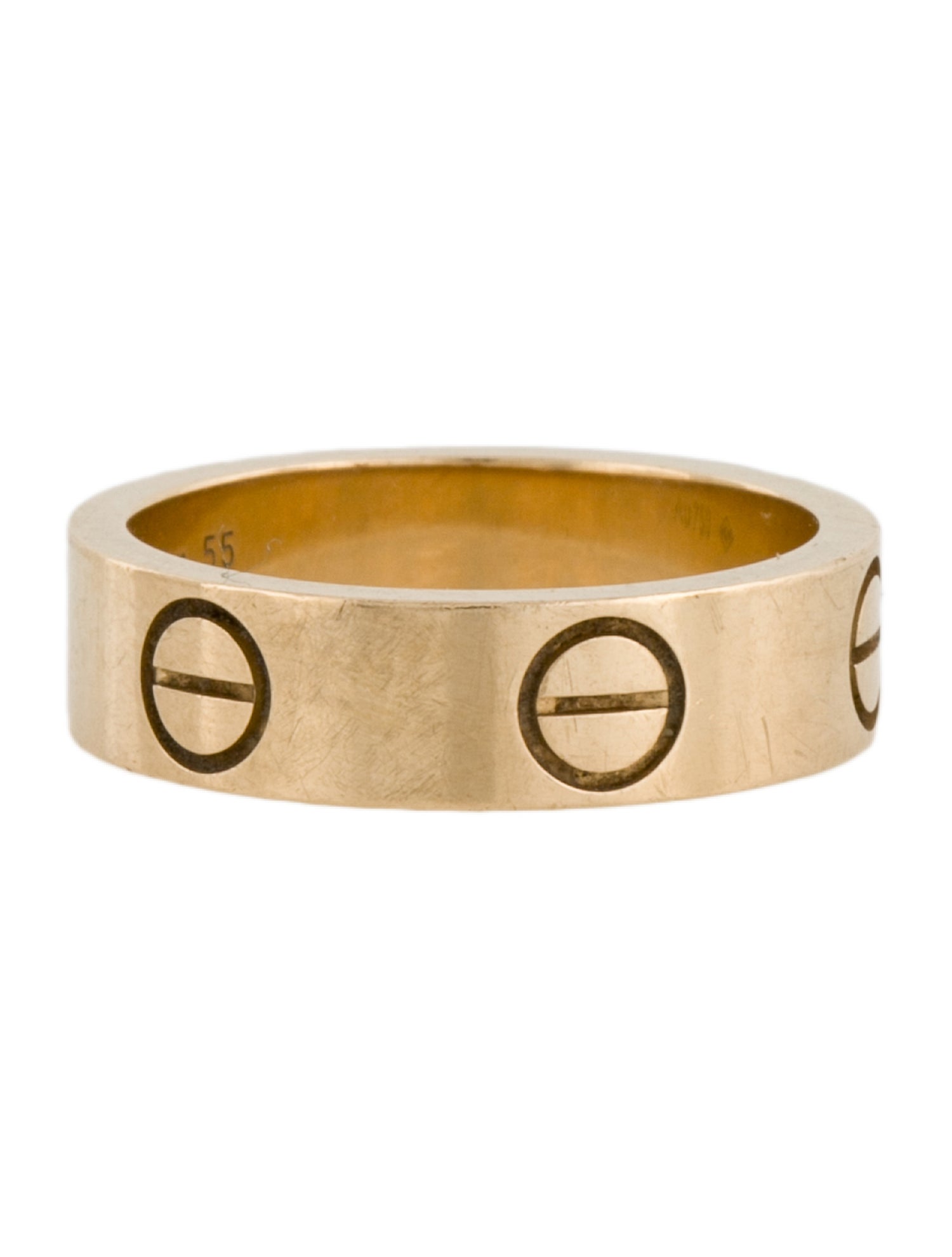 Hermès 18K Diamond H D'Ancre Small Model Ring - 18K Rose Gold Band ...