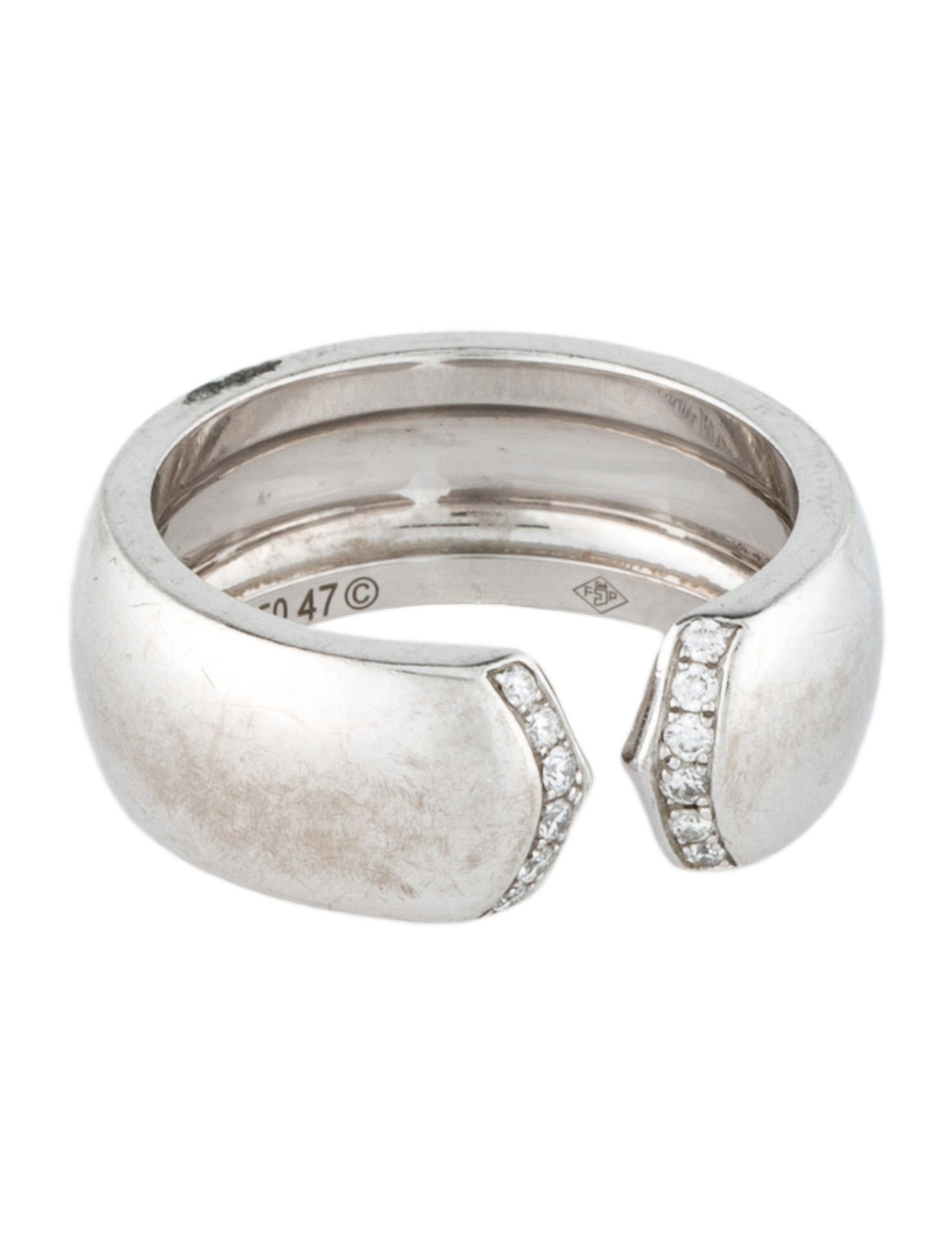 Cartier LOVE Wedding Band - 18K White Gold Band, Rings - CRT108529 ...