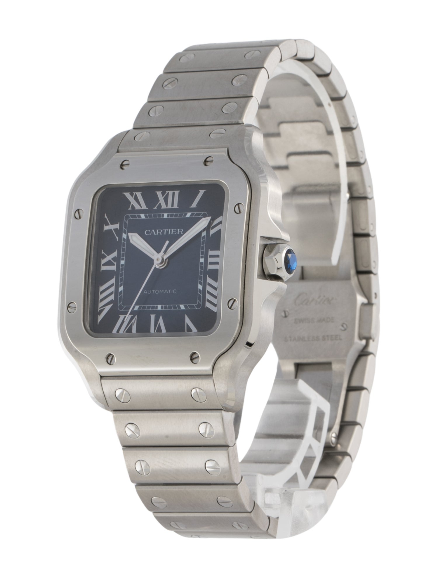 Cartier Santos de Cartier Carrée Watch - 2960 | The RealReal