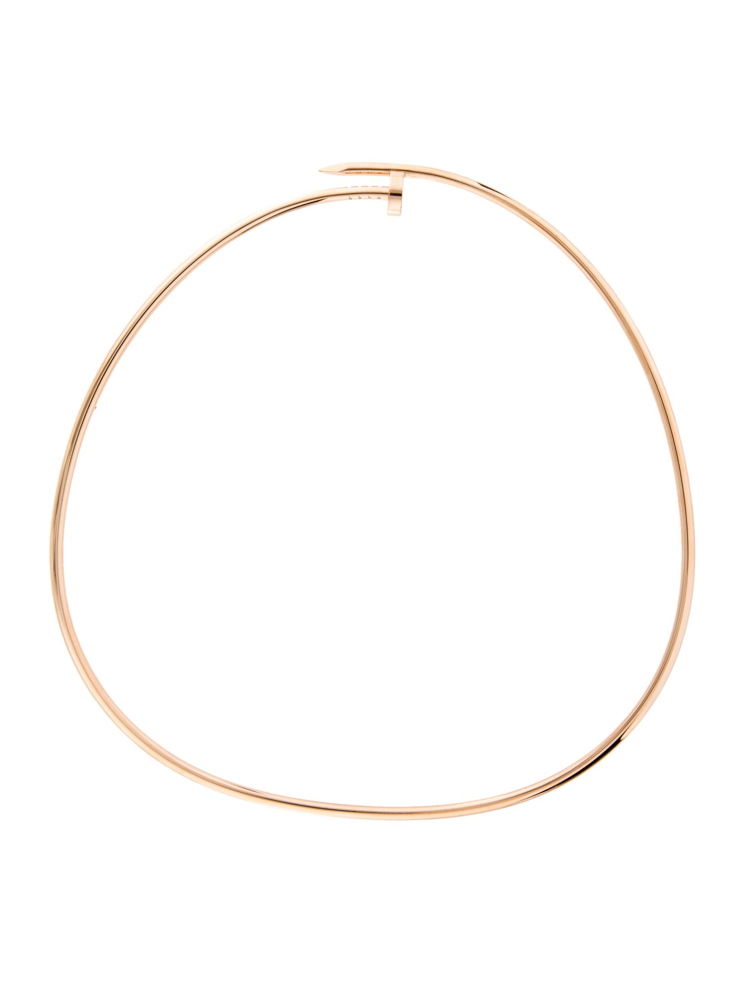 Cartier Juste un Clou Torque Necklace, Small Model - 18K Rose Gold ...