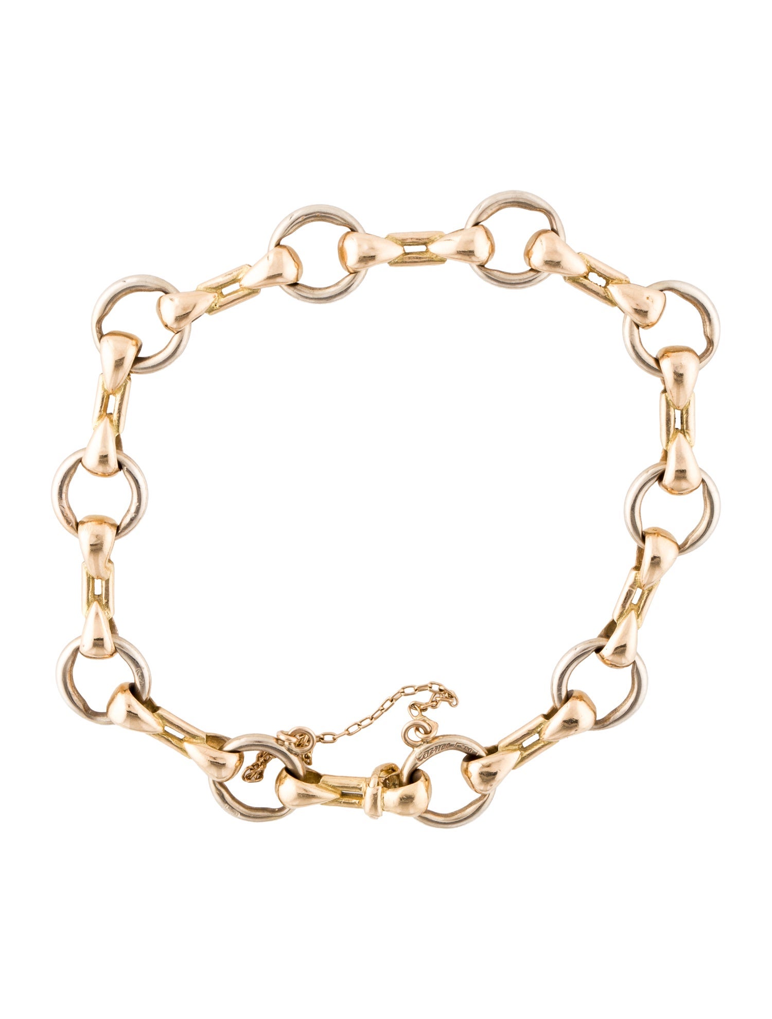 Cartier Vintage Link Bracelet - 18K Yellow Gold Link, Bracelets ...