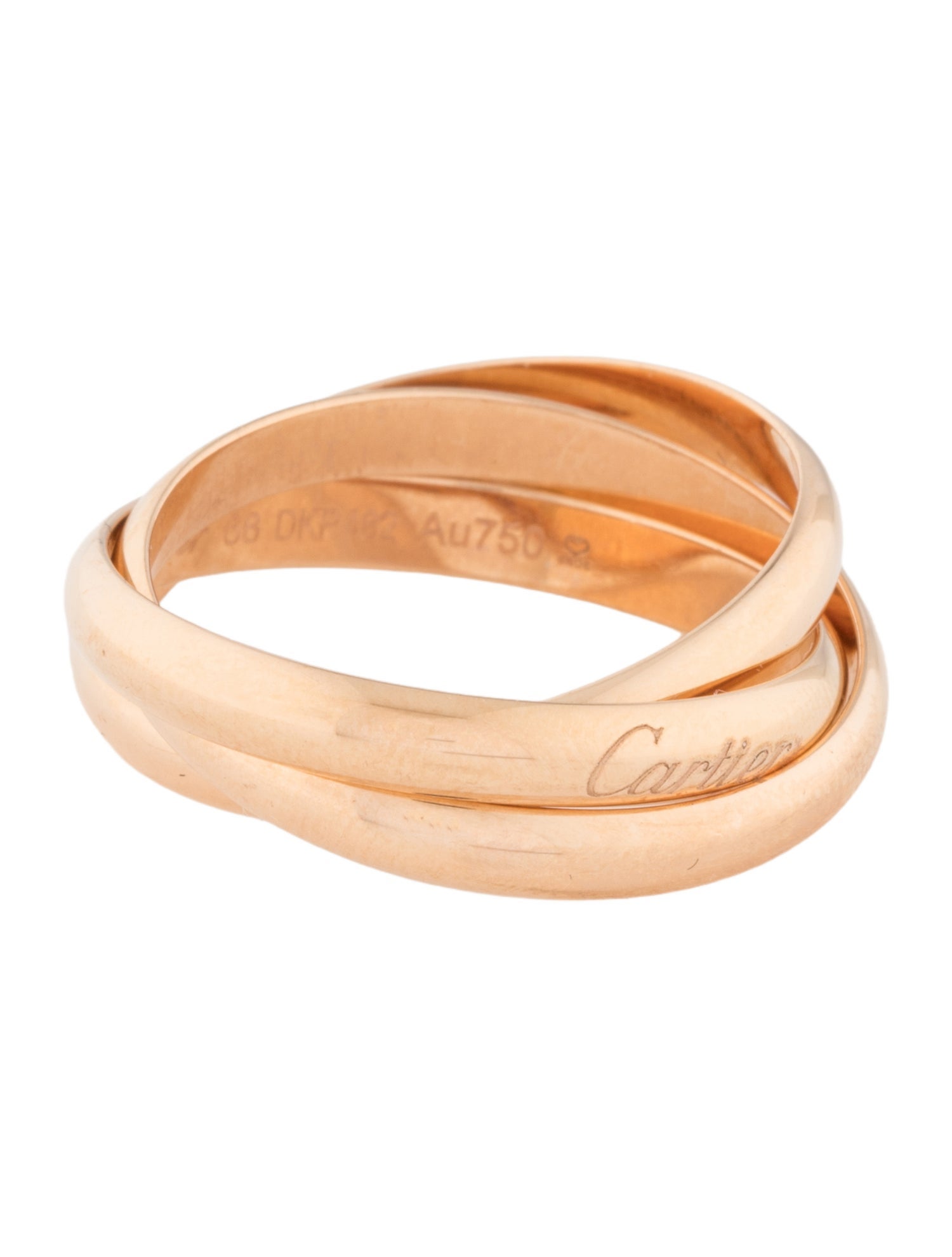 Cartier Trinity Ring, Classic Model - 18K White Gold Rolling Ring, Rings - CRT129698 | The RealReal