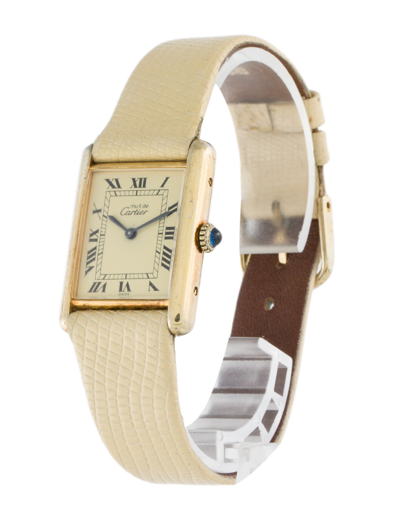 Cartier Must de Cartier Tank Watch - CRT115641 | The RealReal