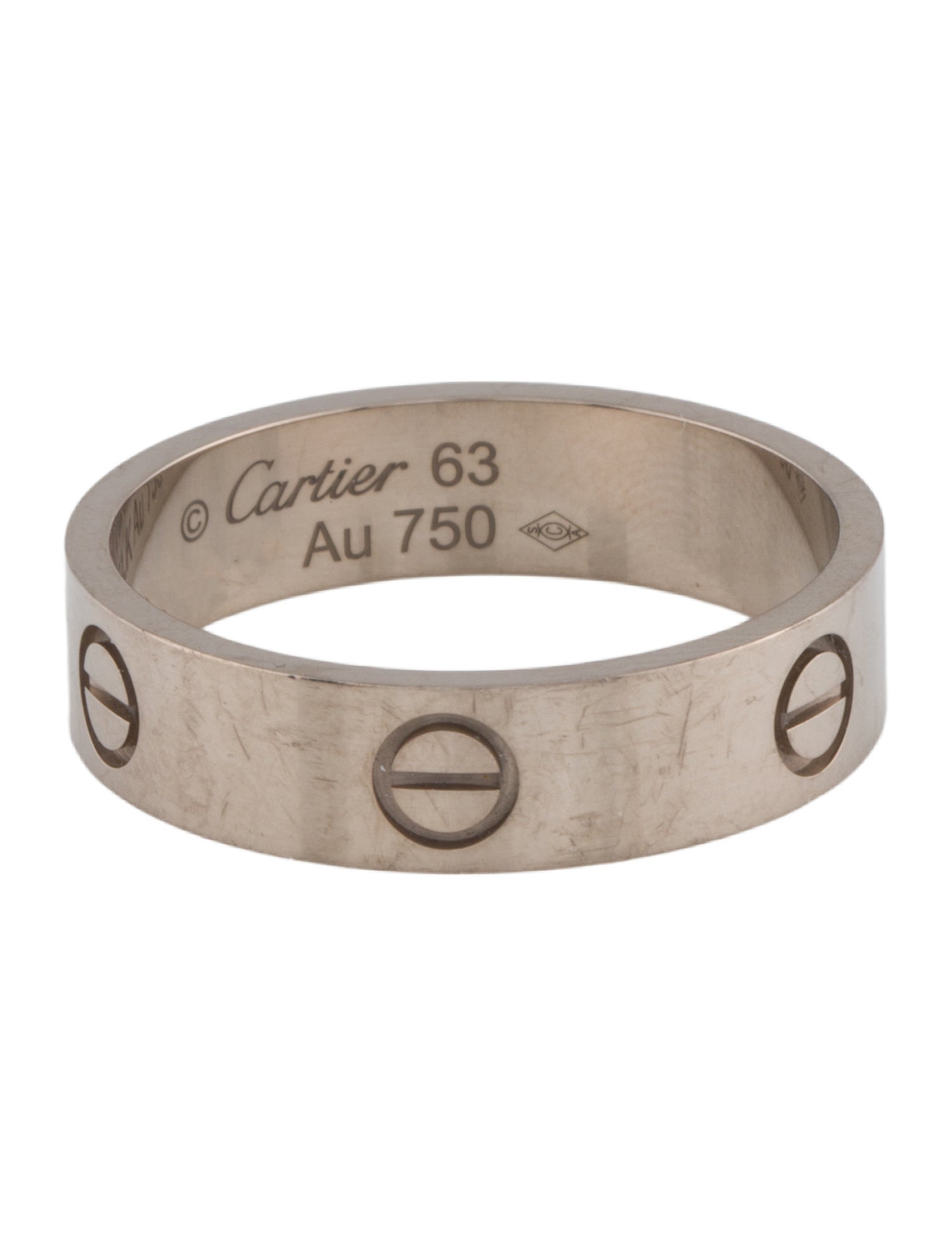 Cartier Classic LOVE Ring - 18K White Gold Band, Rings - CRT130337 ...