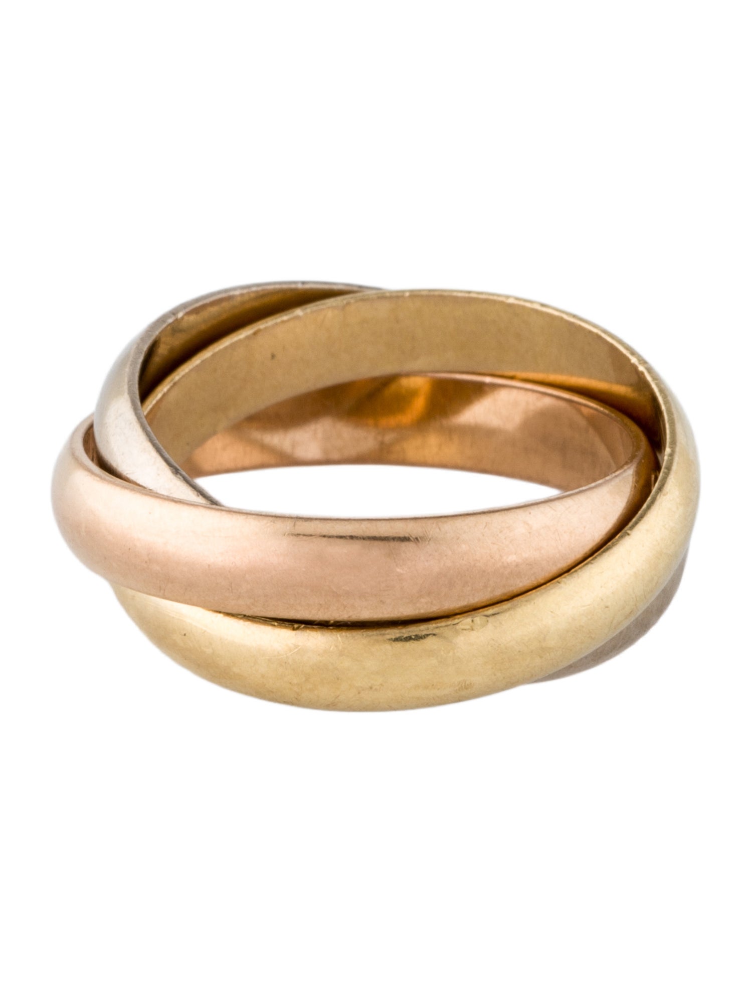 Cartier Trinity Ring, Classic Model - 18K Yellow Gold Rolling Ring, Rings - CRT130579 | The RealReal