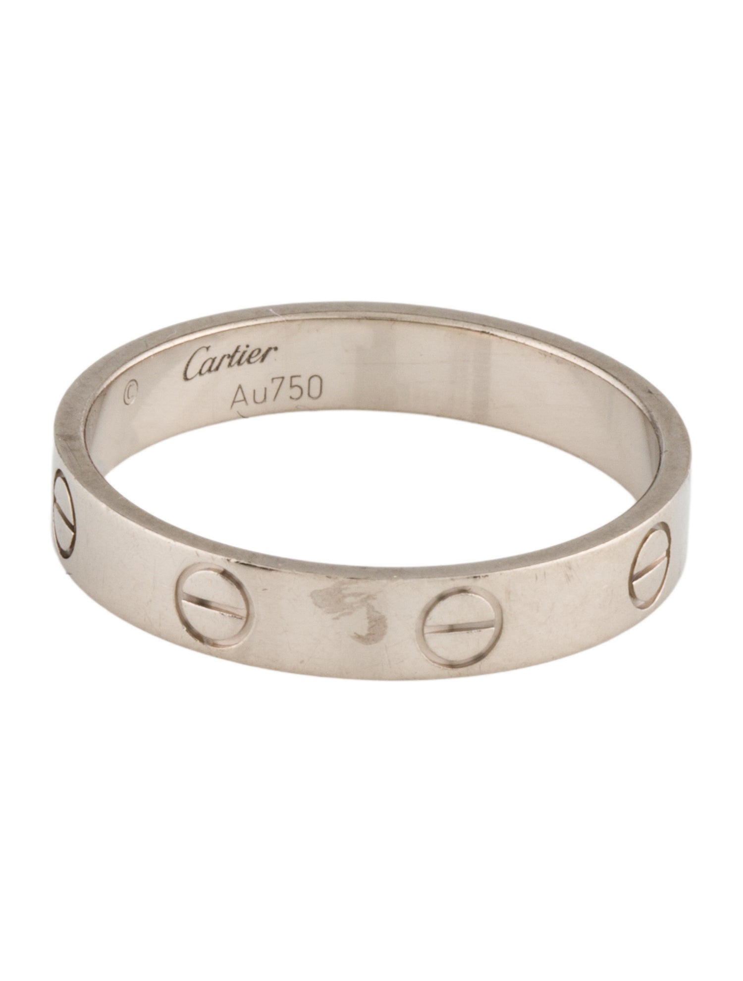 Cartier Tigers Eye Santos Dumont Ring - 18K Rose Gold Band, Rings ...