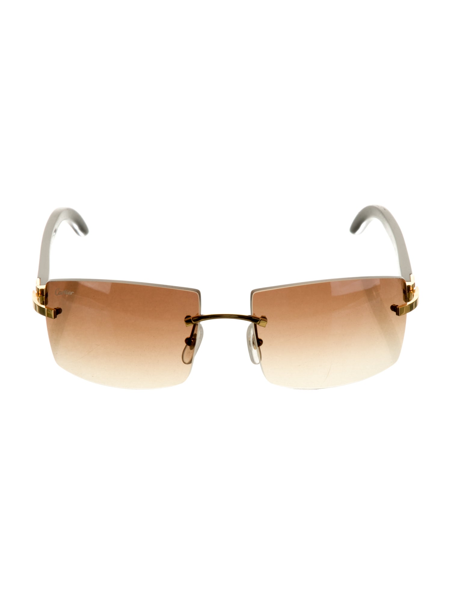 Cartier Square Gradient Sunglasses - Gold Sunglasses, Accessories ...
