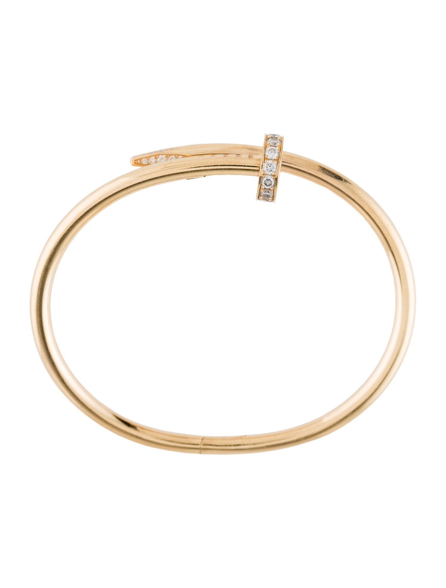 Cartier Diamond Juste un Clou Bracelet, Classic Model - Bangle ...