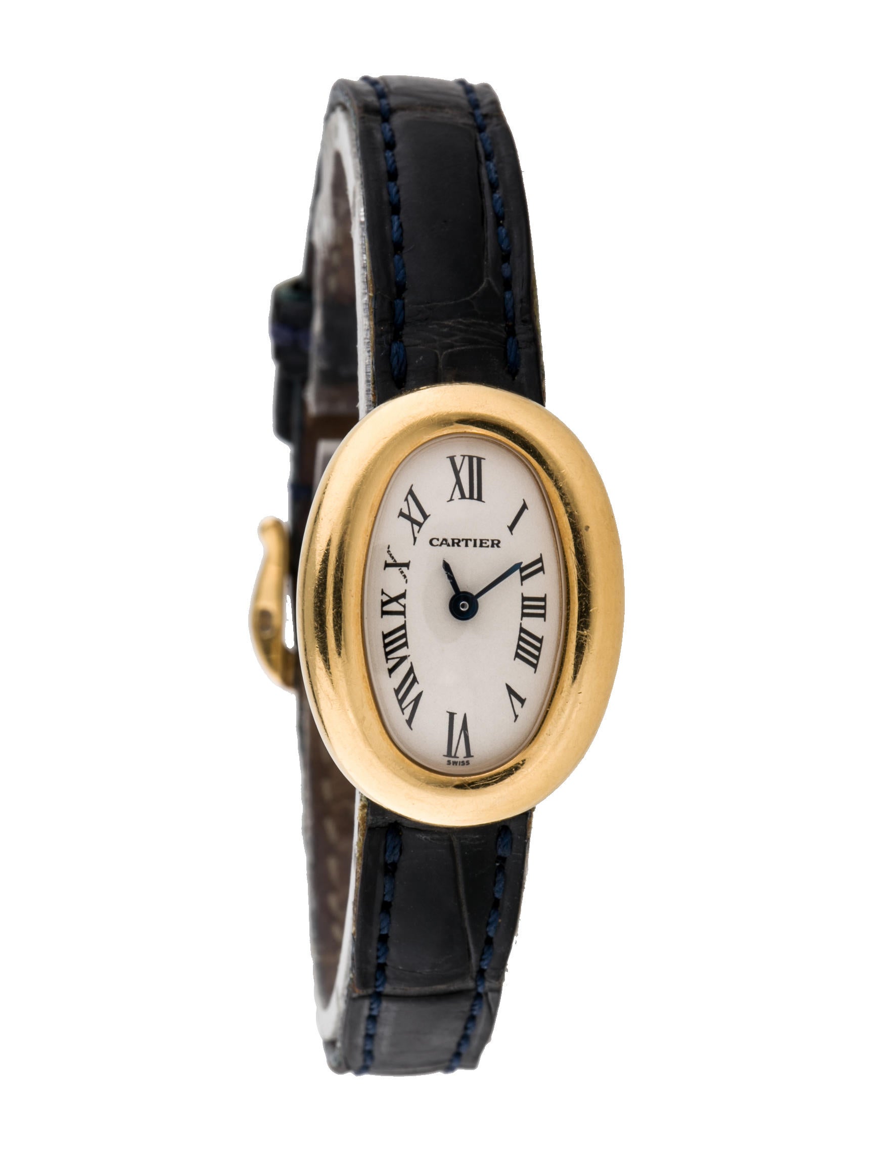 Cartier 18K Mini Baignoire Watch - 18K Yellow Gold - CRT22771 | The ...