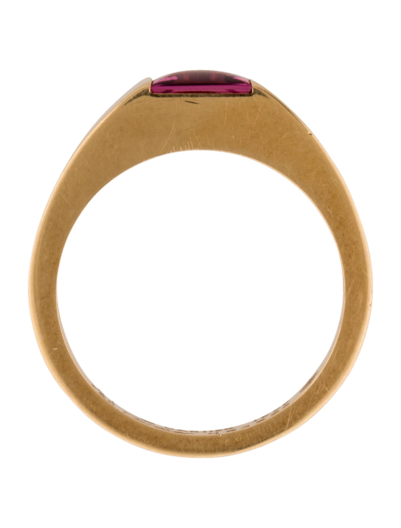 Cartier Tourmaline Tank Ring - Rings - CRT23086 | The RealReal