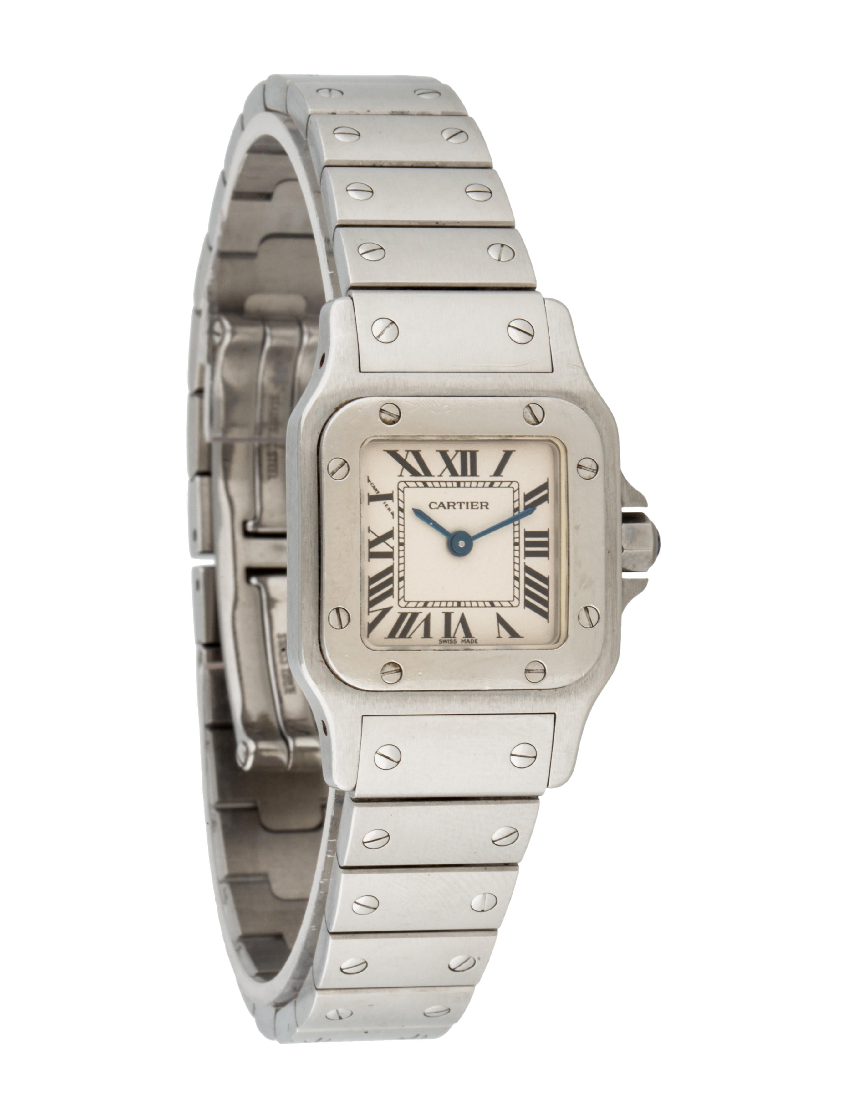 Cartier Small Santos Watch - Bracelet - CRT24471 | The RealReal