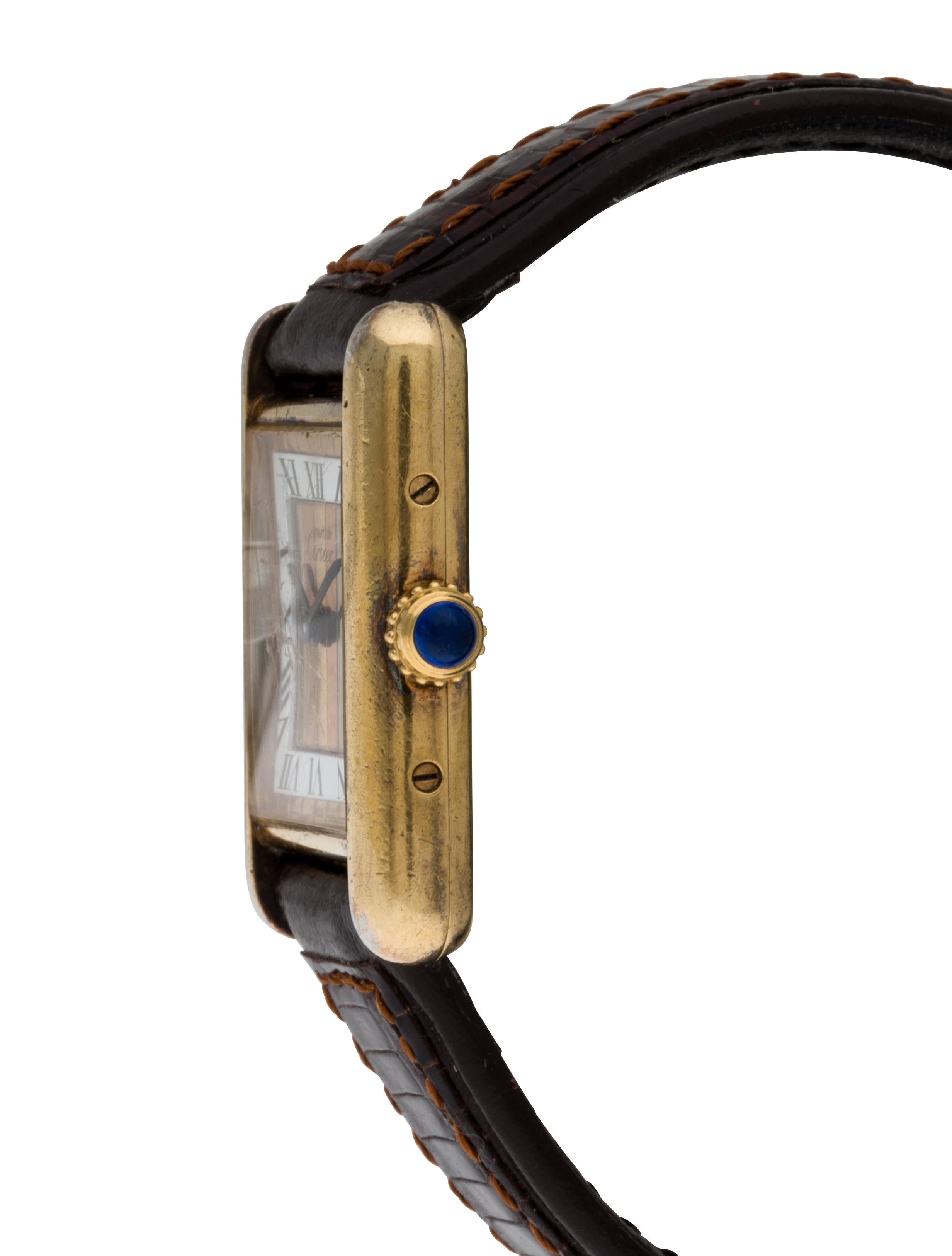 Cartier Tank Must De Cartier Watch Strap Crt25393 The Realreal