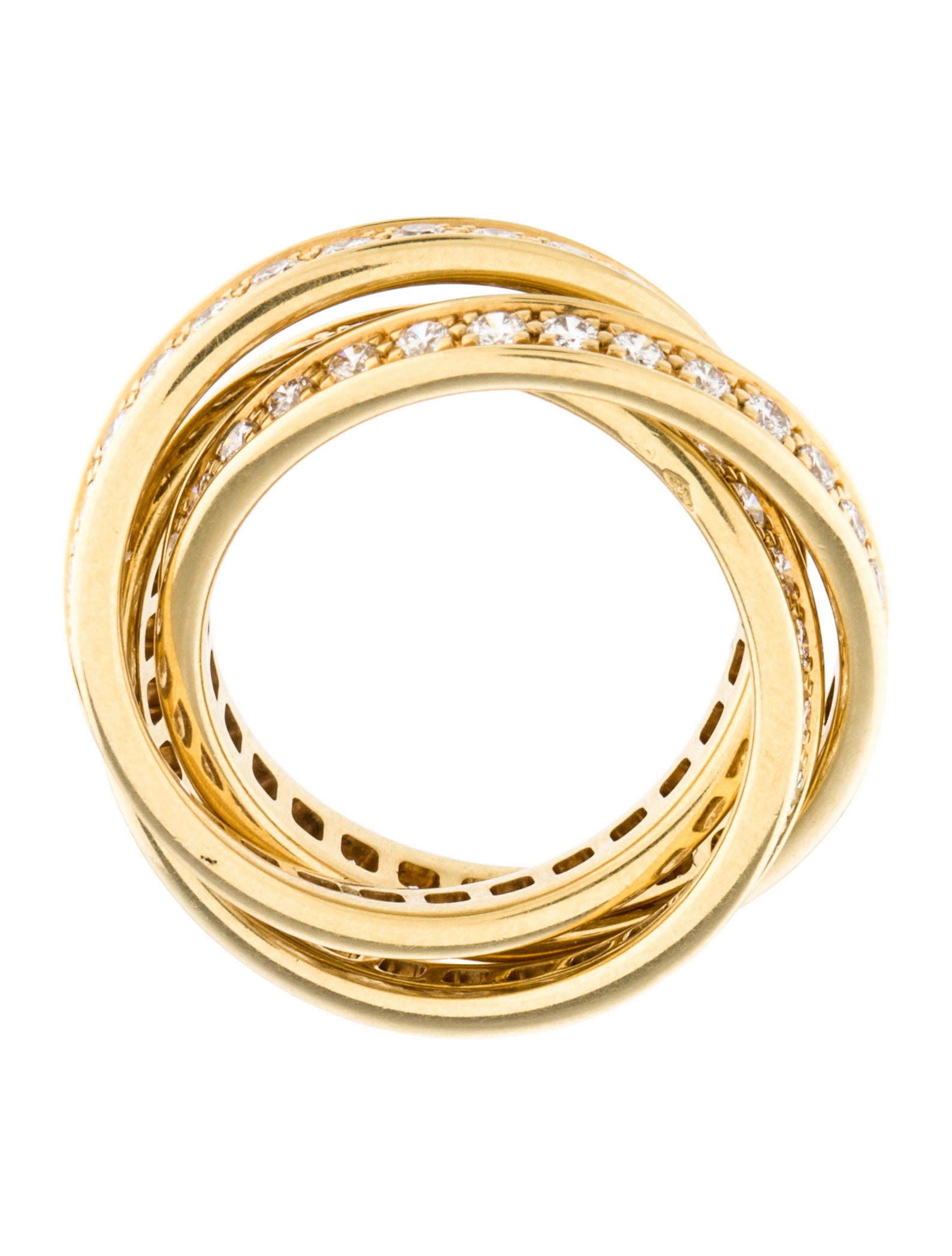 Cartier Diamond Rolling Ring - Rings - CRT28454 | The RealReal