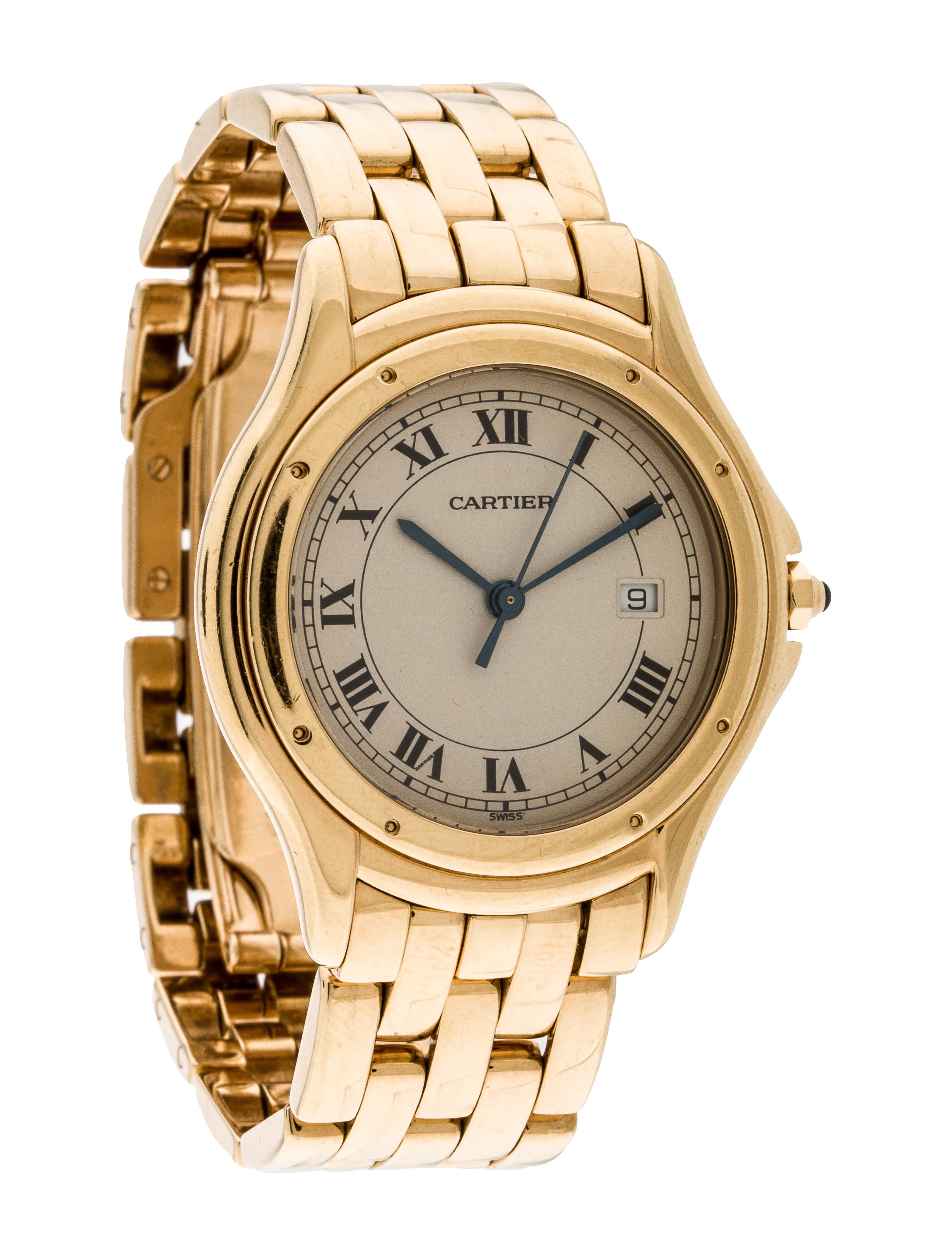 Cartier Cougar Watch - Gold - CRT28979 | The RealReal