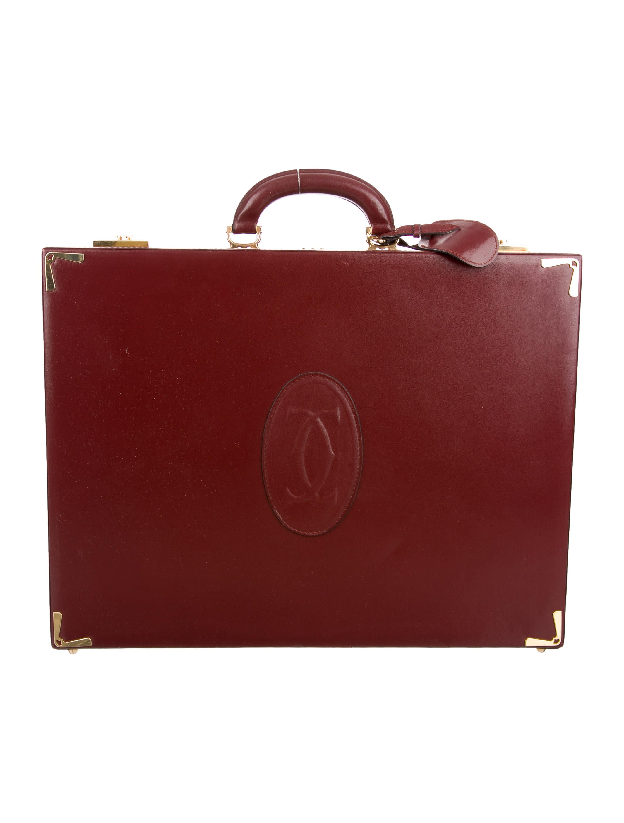 Cartier Must de Cartier Briefcase - Burgundy Briefcases, Bags ...