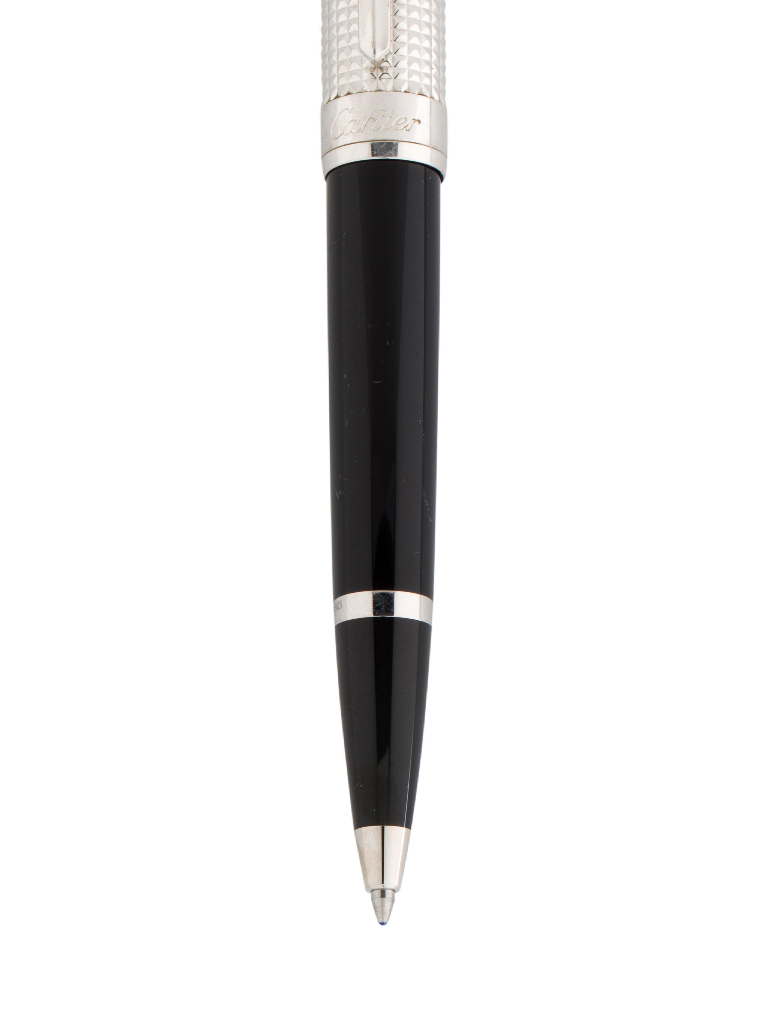 Cartier Pasha Clou de Paris Ballpoint Pen - Black Books, Stationery ...