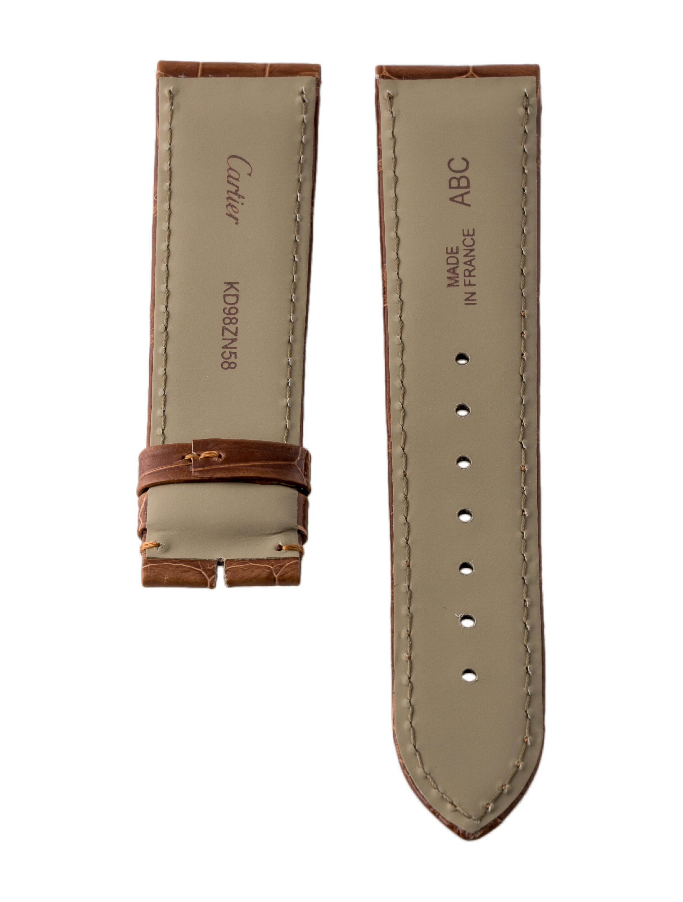 Cartier 21mm Alligator Strap - Brown - CRT83490 | The RealReal