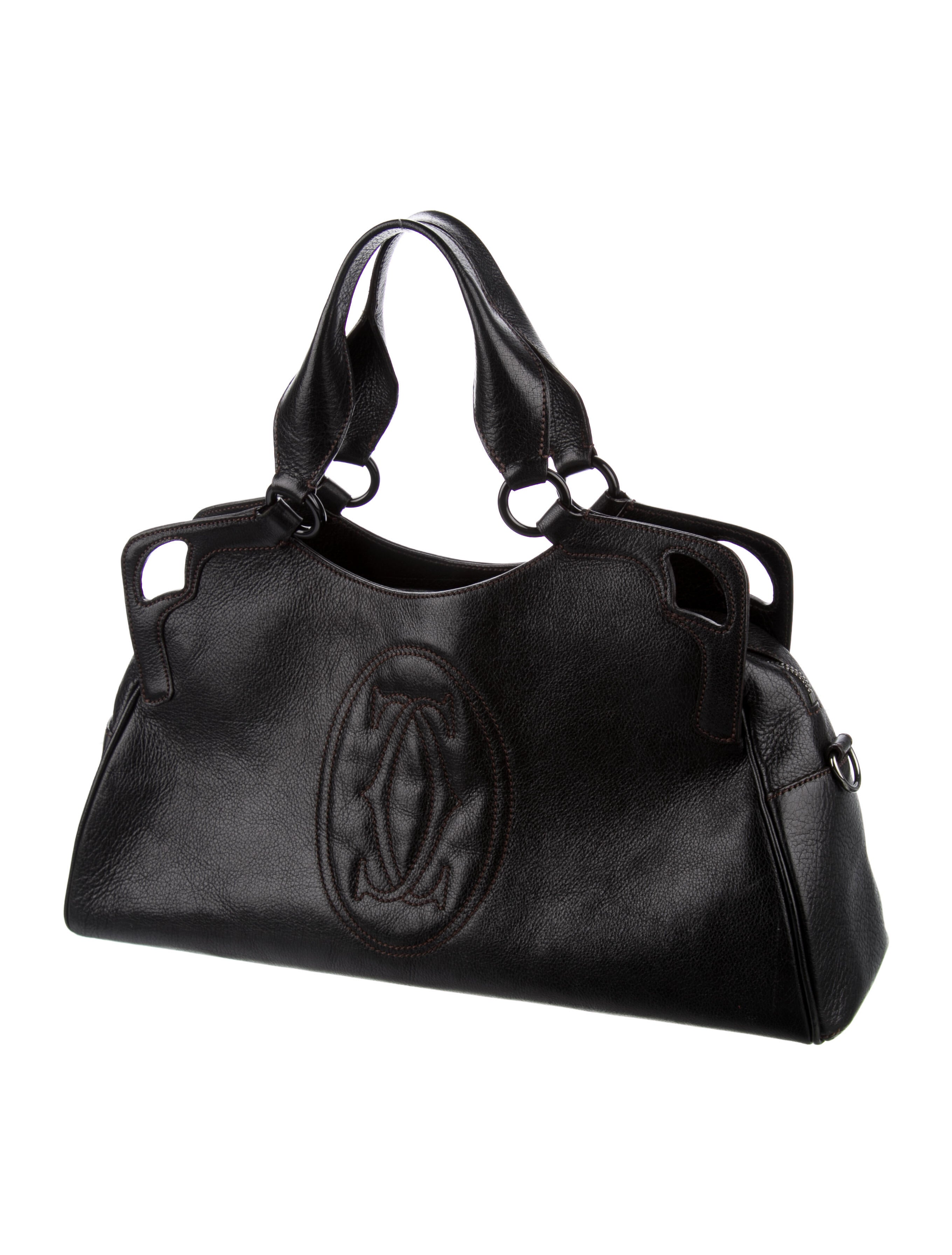 Cartier Marcello de Cartier Worldwide Bag - Black Handle Bags, Handbags ...