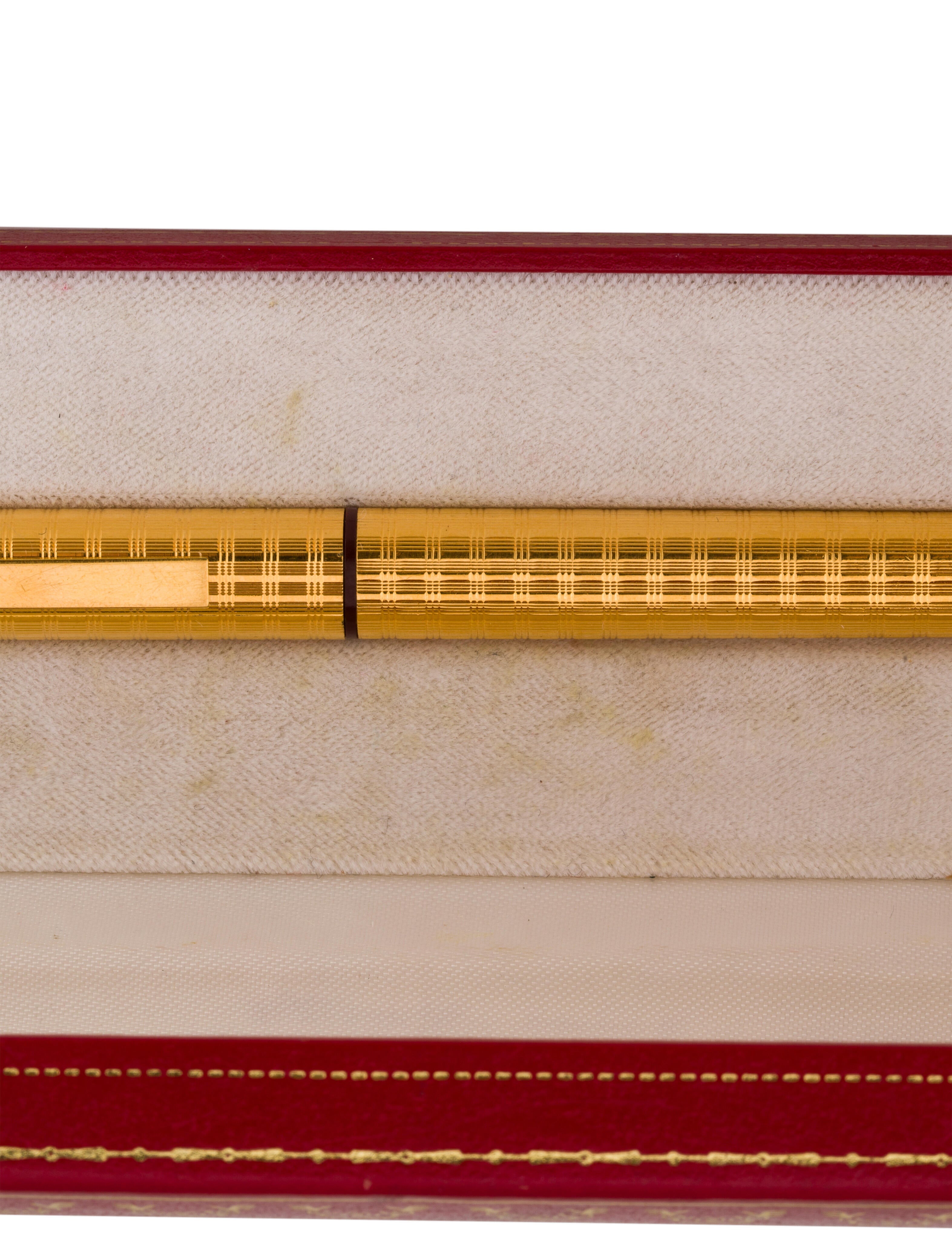 Cartier Must de Cartier Vendôme Trinity Ballpoint Pen - Gold Books ...