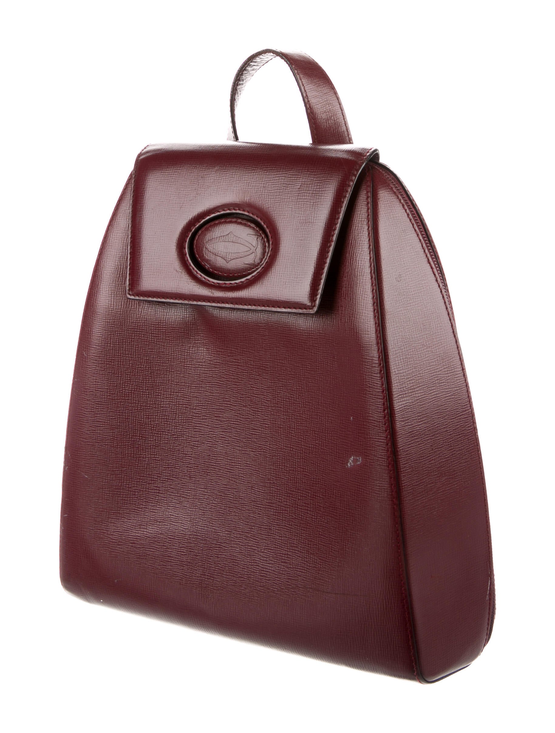 Cartier Leather Backpack - Red Backpacks, Handbags - CRT83898 | The ...