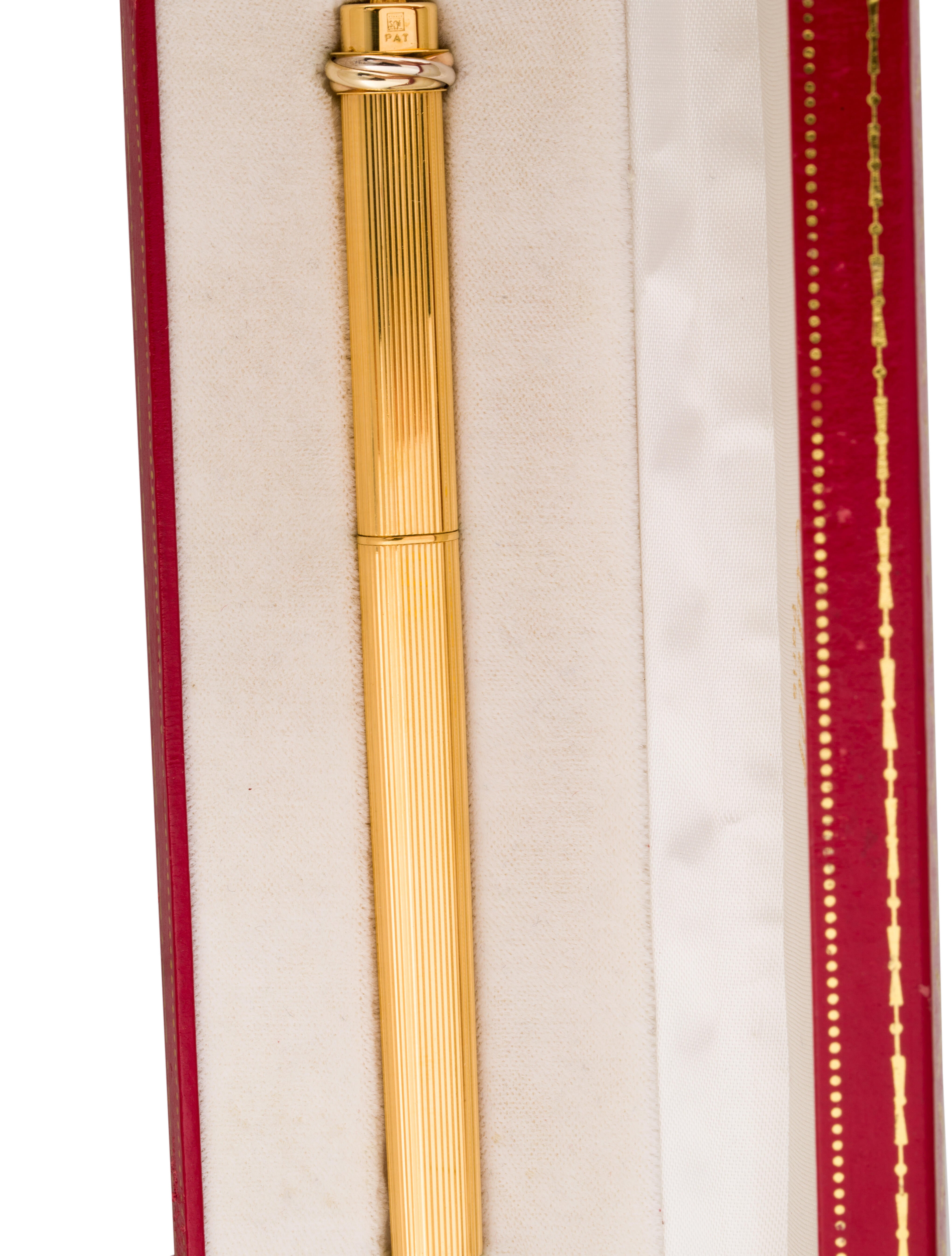 Cartier Must de Cartier Vendôme Trinity Ballpoint Pen - Gold Books ...