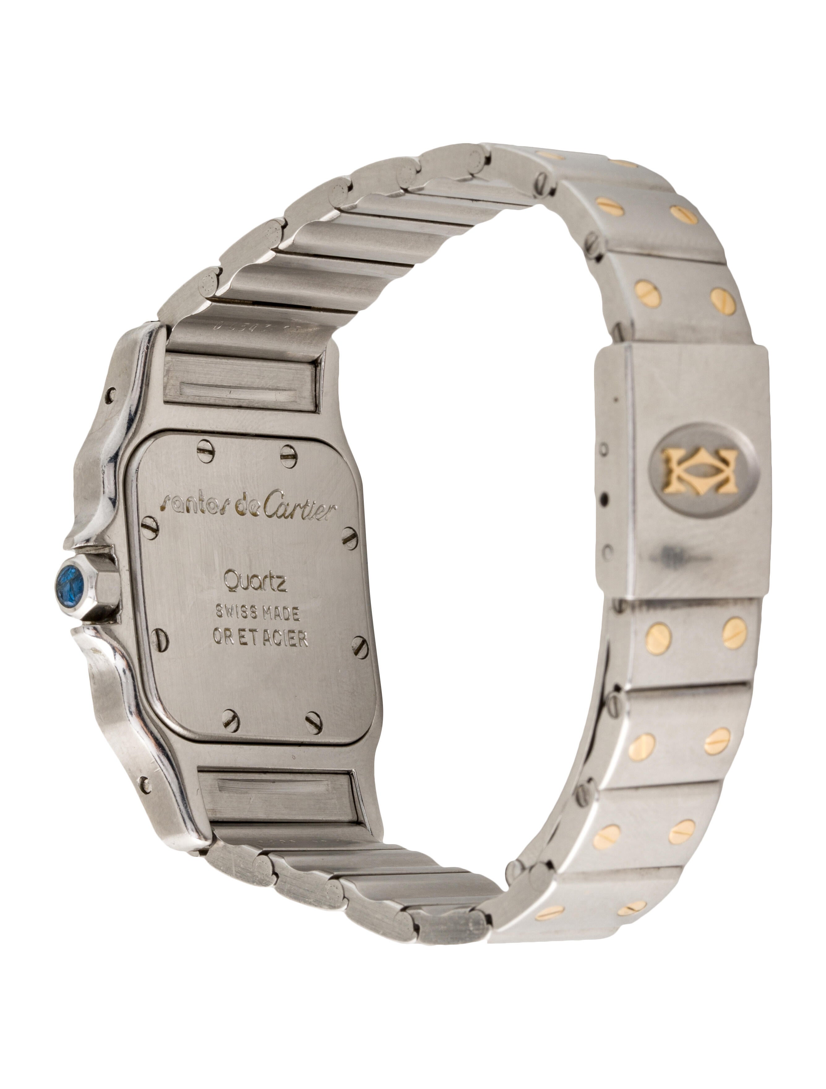 Cartier Santos de Cartier Galbée Watch - 1057930 | The RealReal