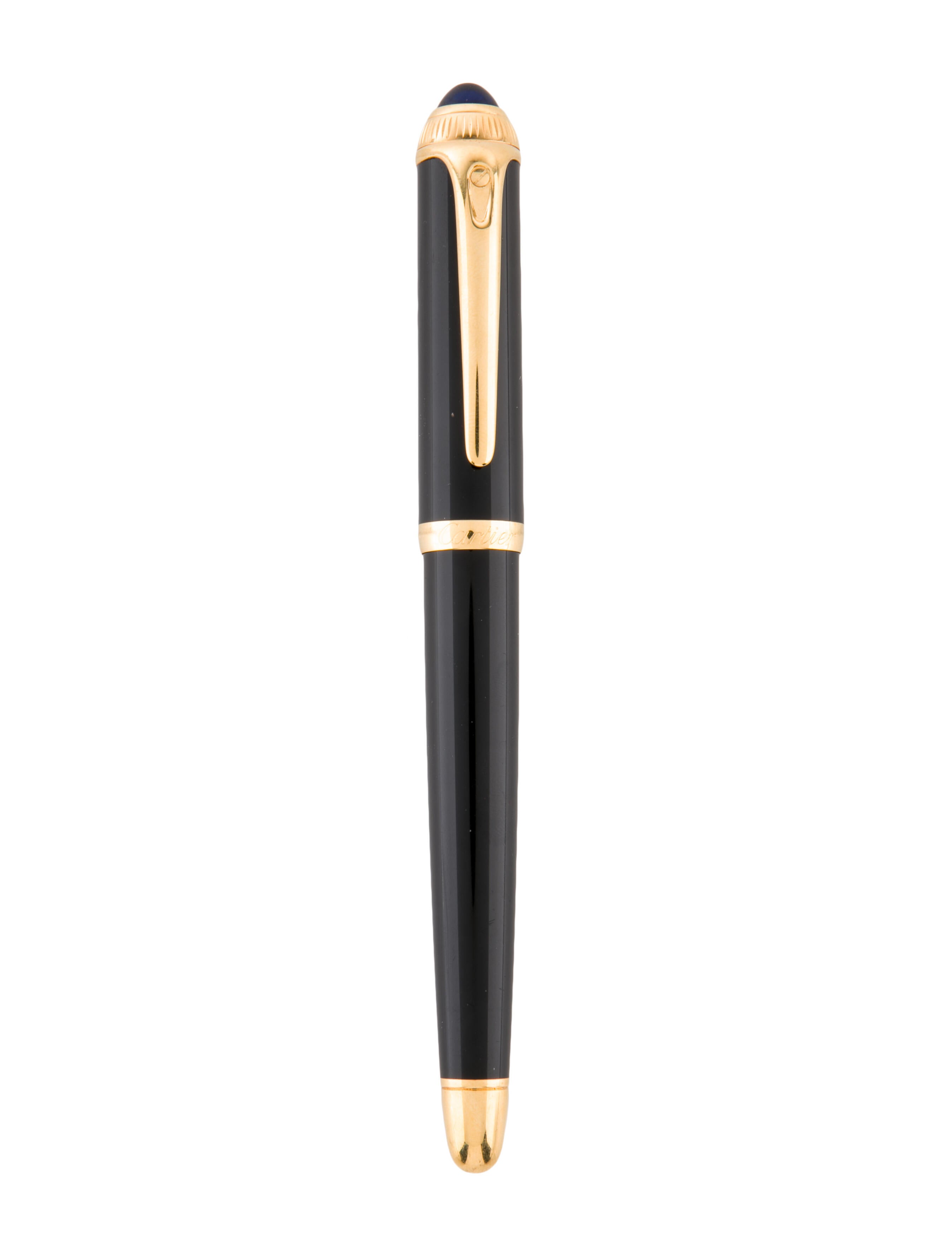 Cartier R de Cartier Rollerball Pen - Black Books, Stationery & Pens ...