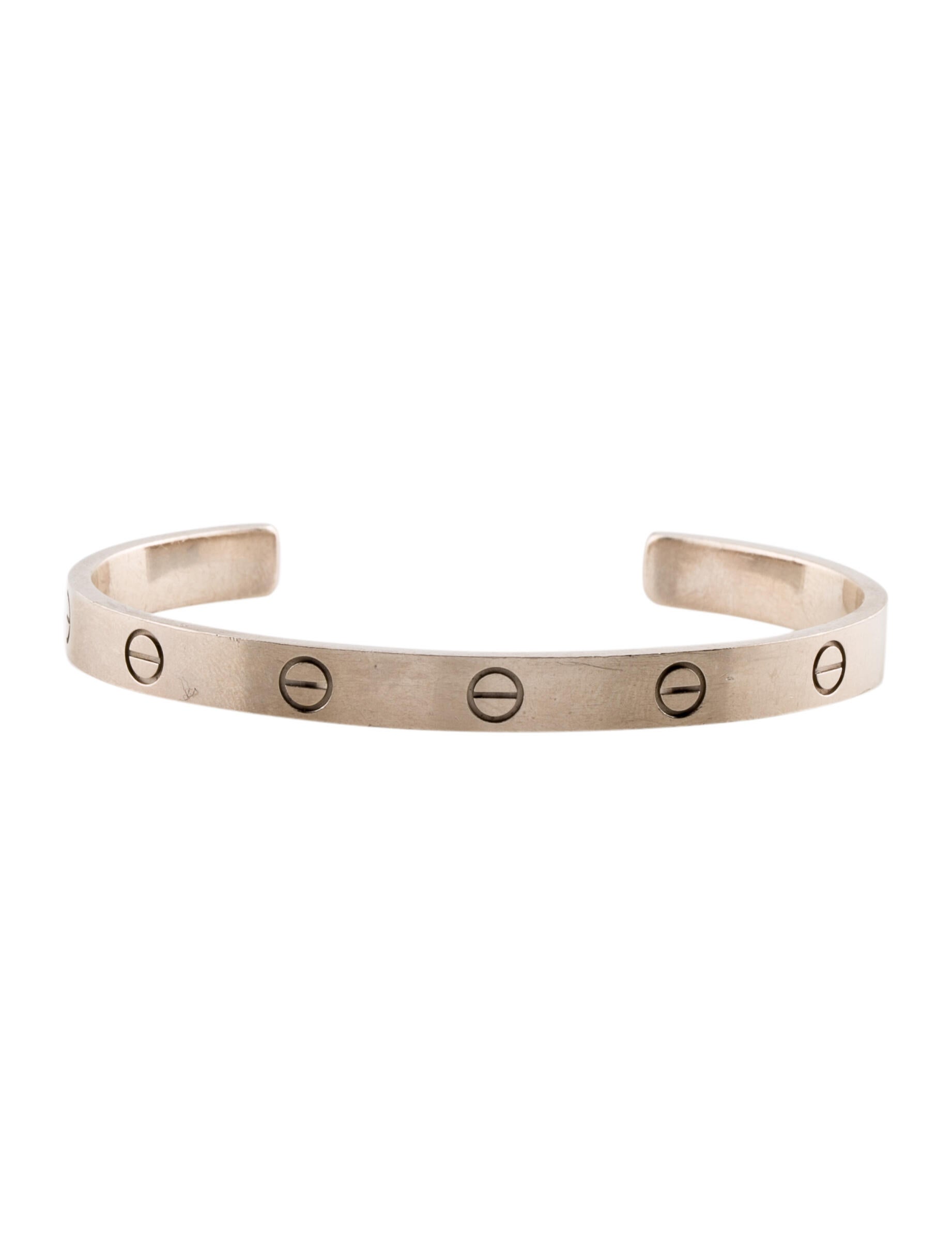 Cartier LOVE Bracelet - 18K White Gold Cuff, Bracelets - CRT66293 | The ...