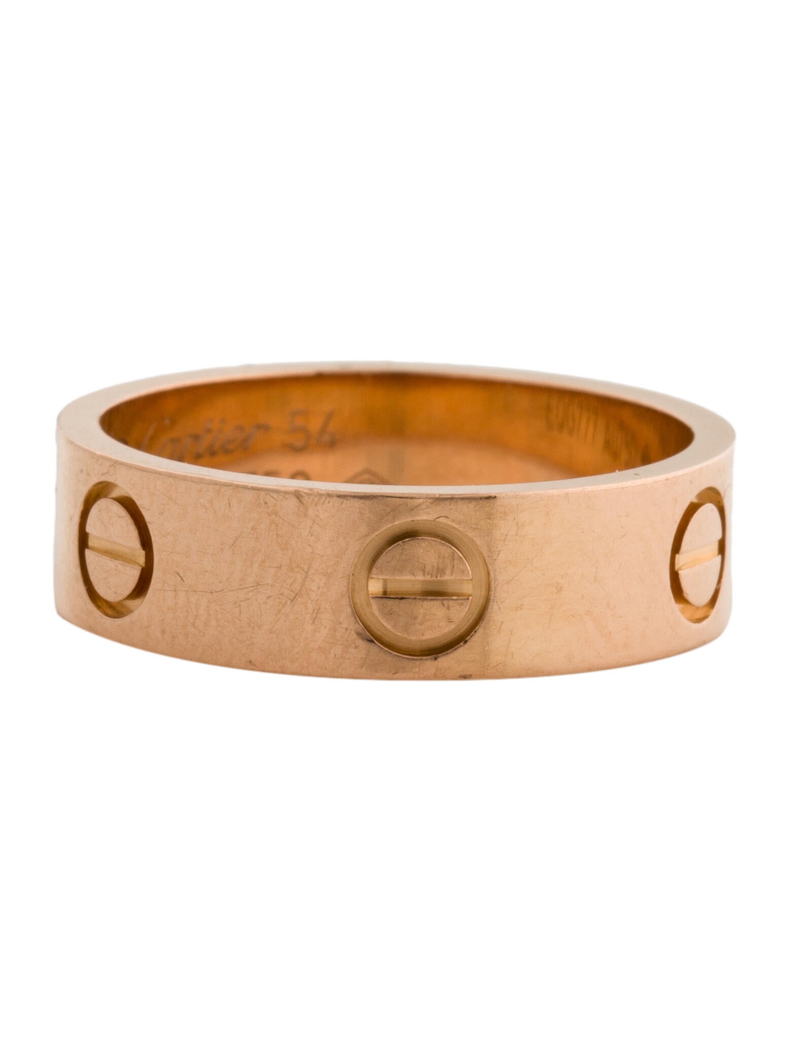 Cartier Classic Les Must de Cartier Ring - 18K Yellow Gold Rolling Ring ...