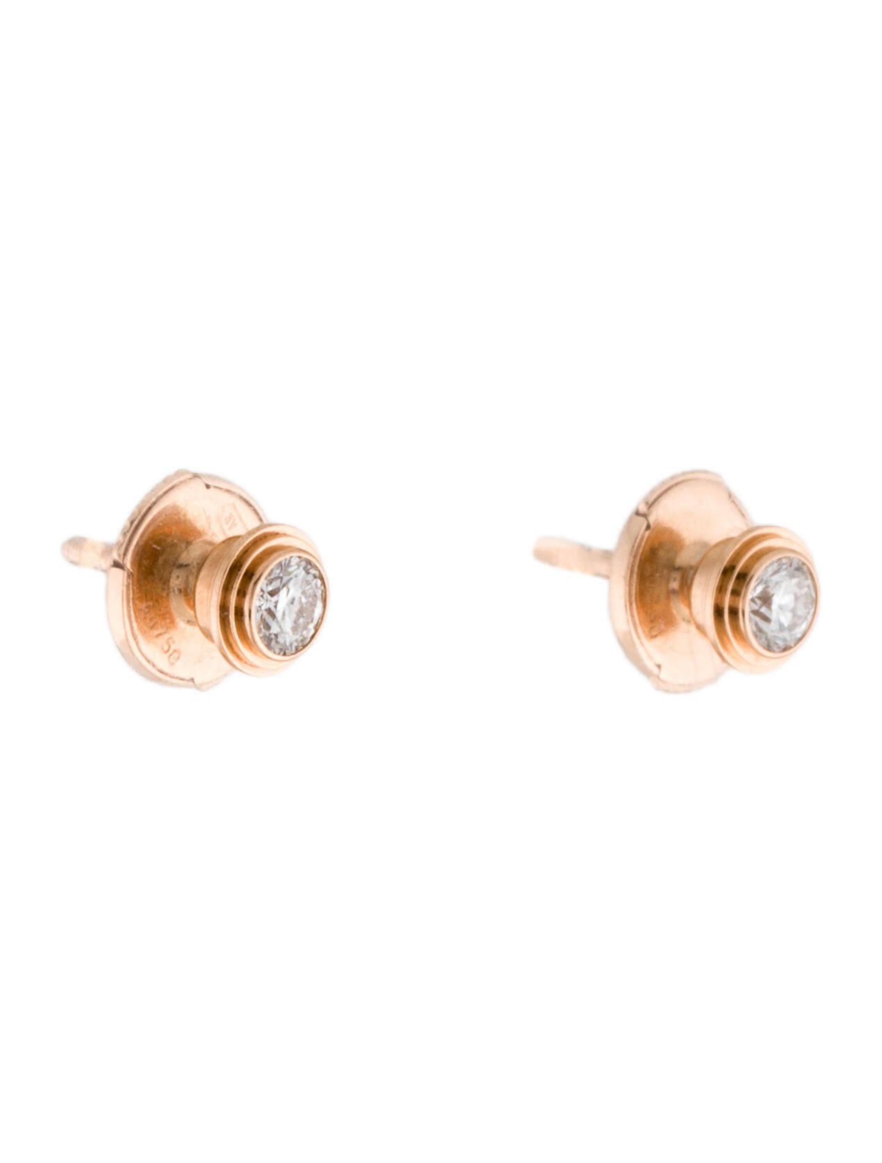 Cartier Diamond Cartier d'Amour Earrings - 18K Rose Gold Stud, Earrings ...