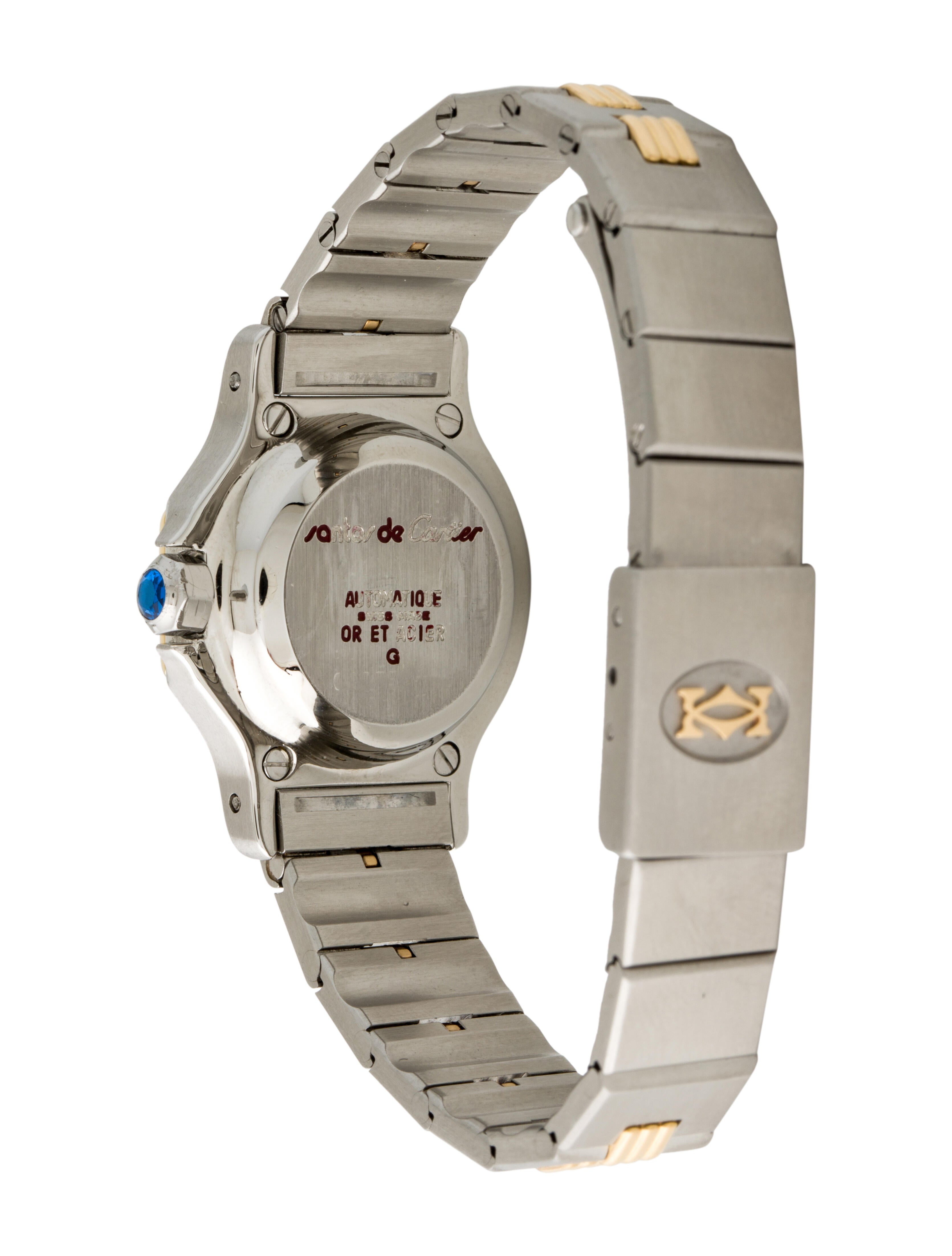 Cartier Santos Octagon Watch - AC9.80GR | The RealReal