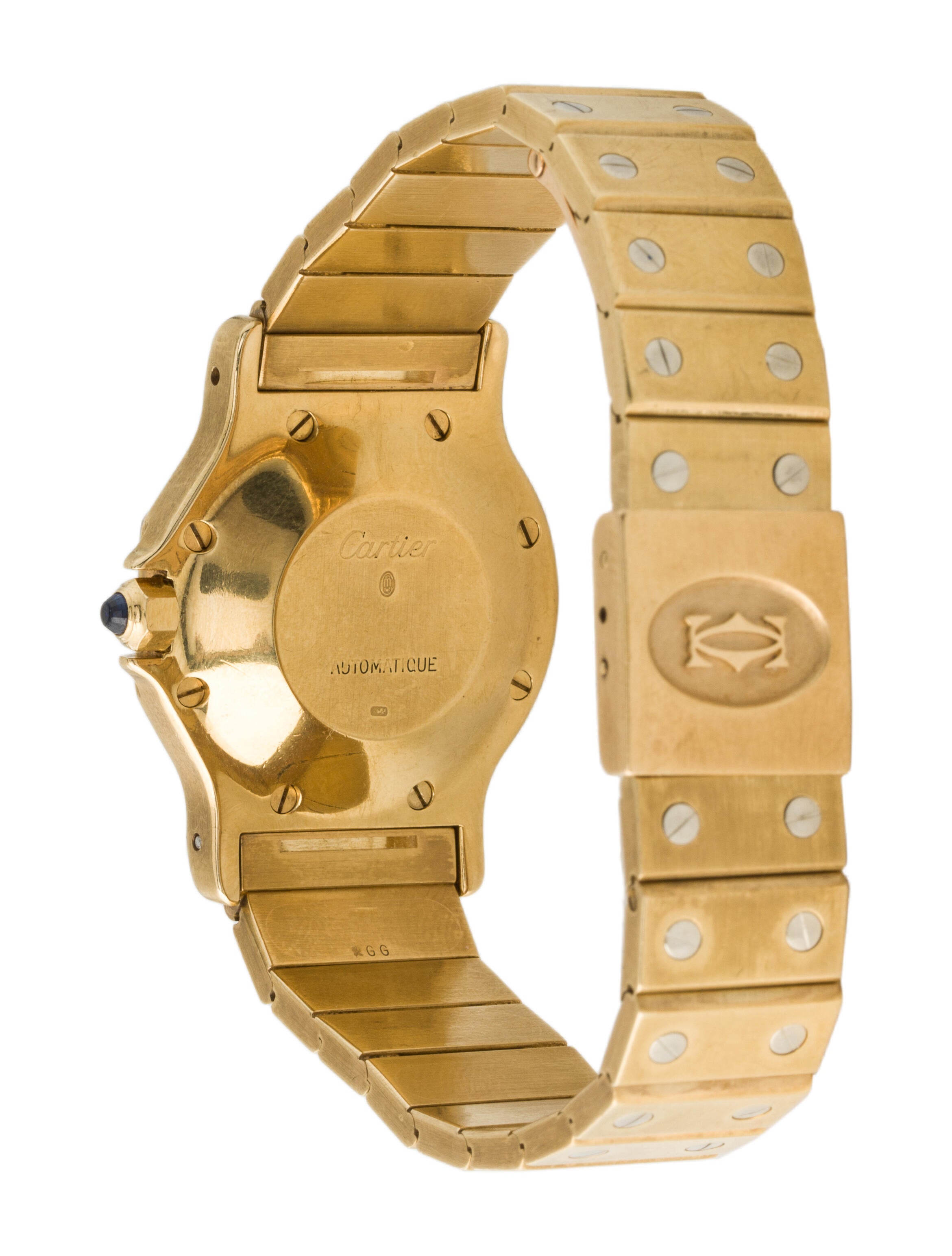 Cartier Santos Octagon Watch - 2965 | The RealReal