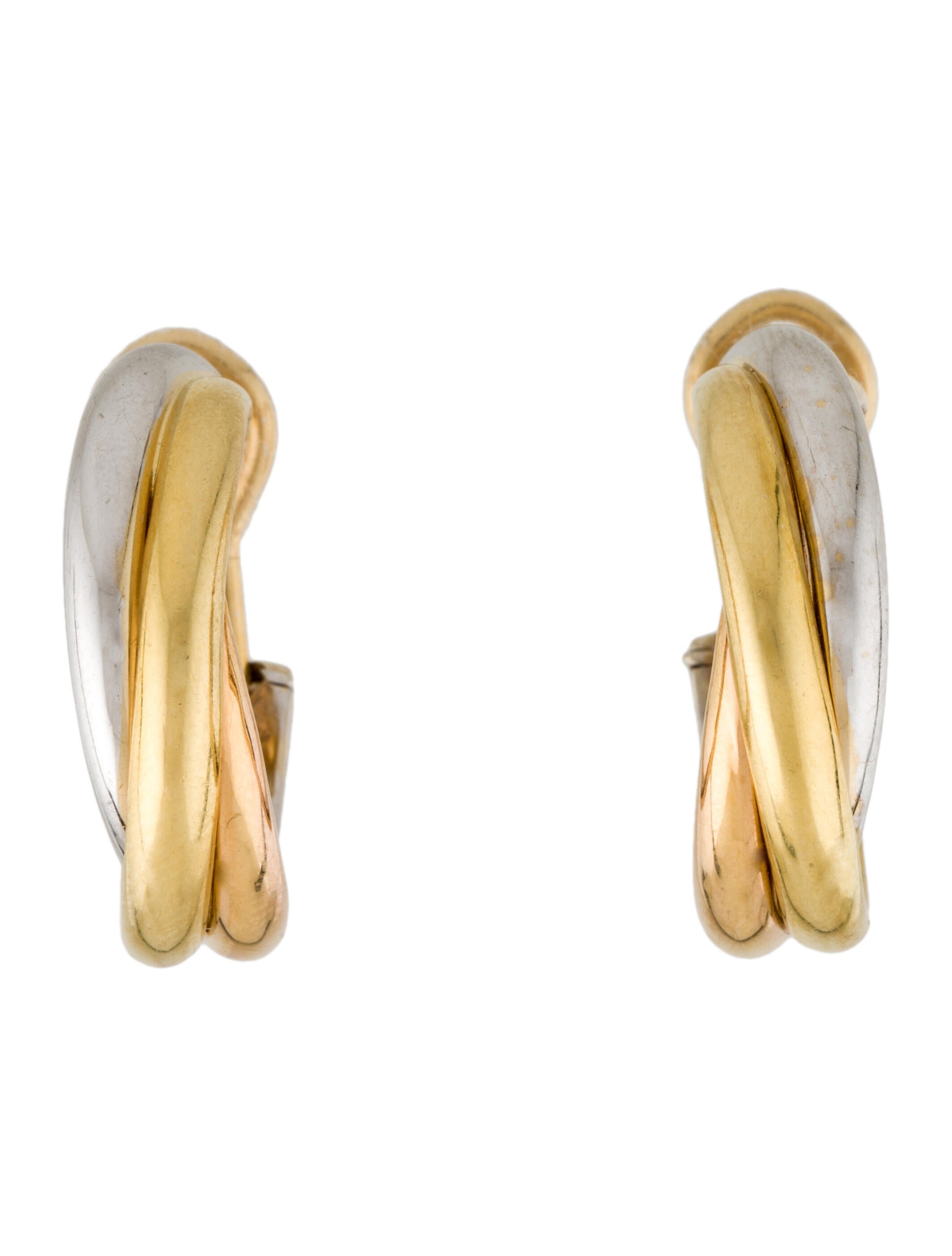 Cartier Vintage Trinity Earrings - Earclip, Earrings - CRT87086 | The ...